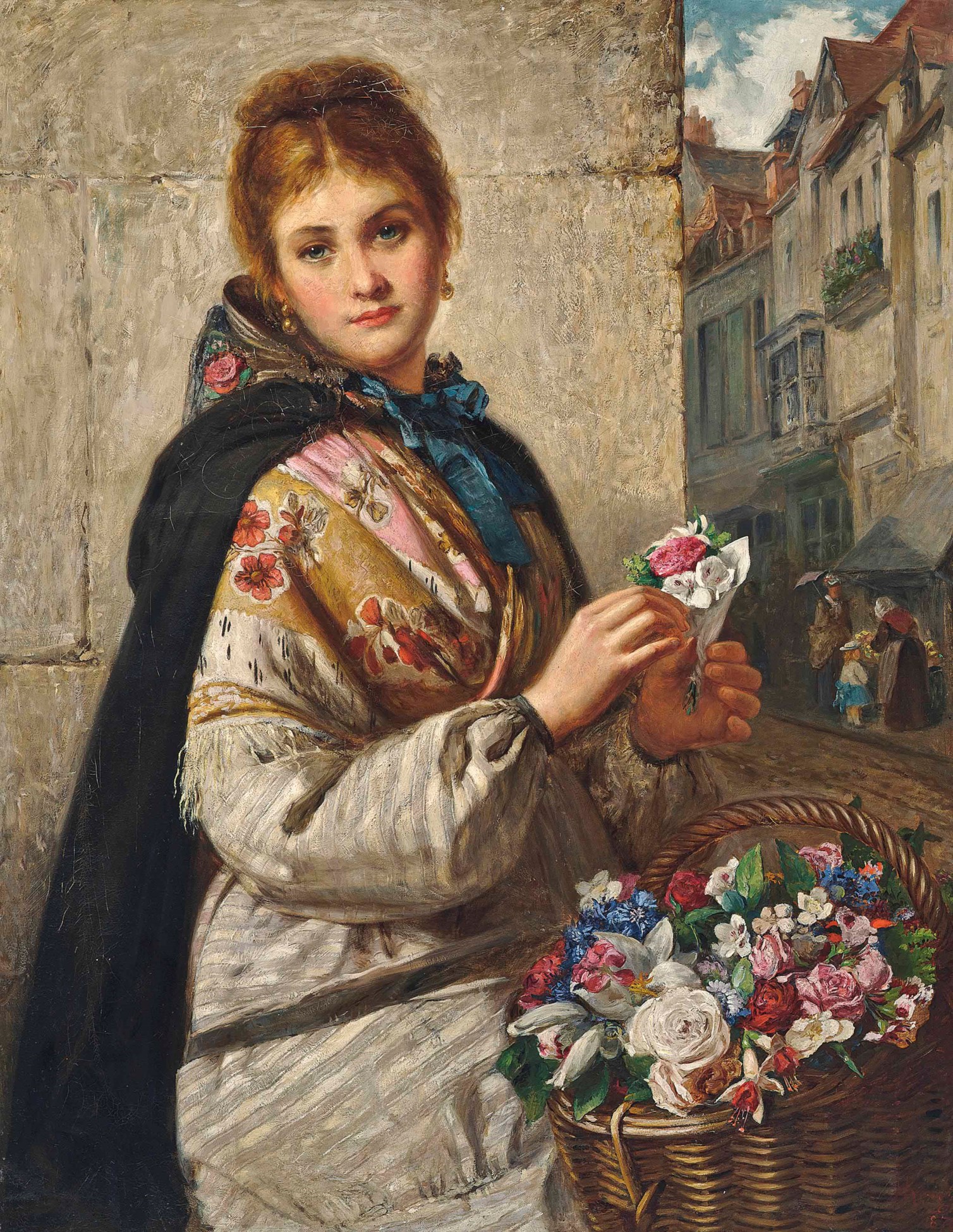 Haynes King (1831-1904), The flower seller | Christie's