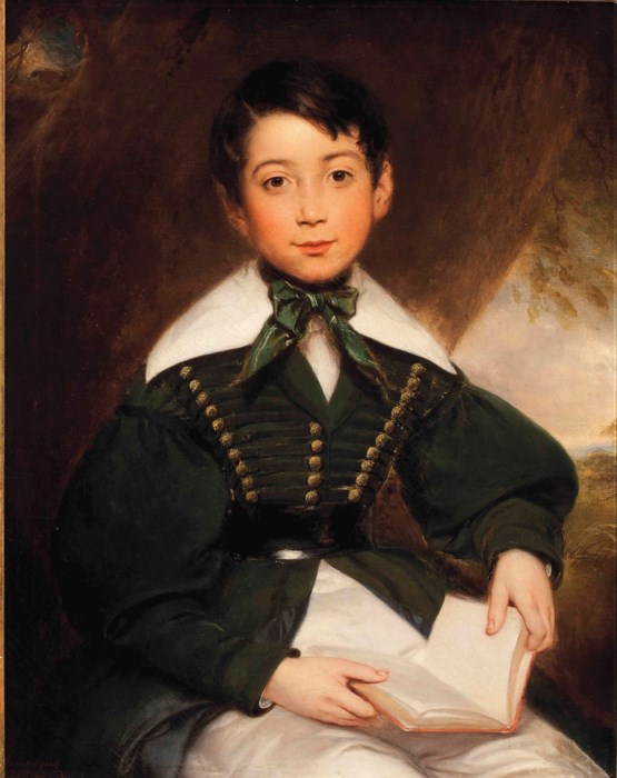 William Edward Frost, R.A. (1810-1877), Portrait of a young boy, seated ...