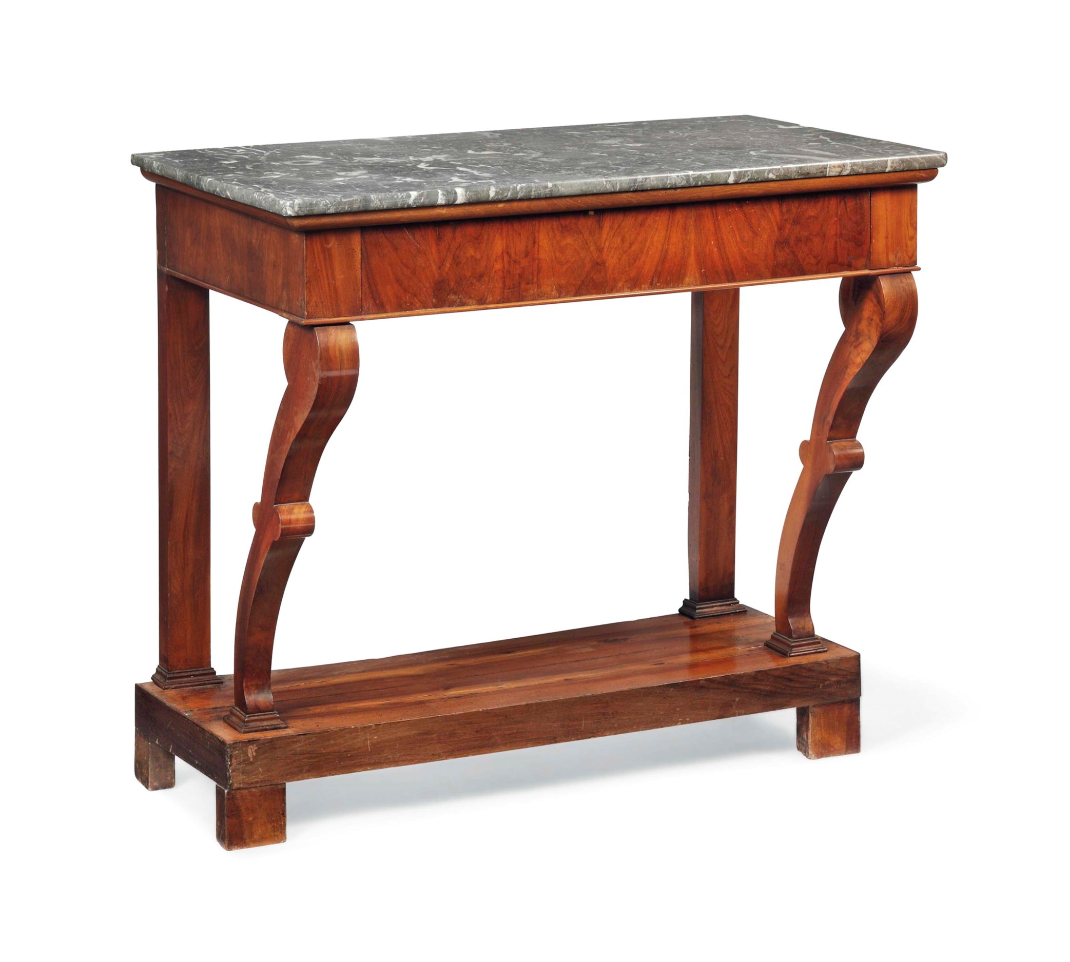 A NORTH EUROPEAN WALNUT CONSOLE TABLE, MID 19TH CENTURY | Christie's