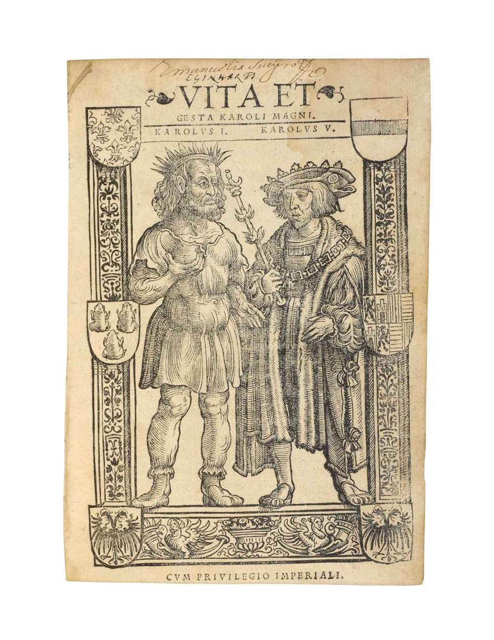 EINHARD, Bp. of Seligenstadt (c. 770-840). Vita et Gesta Karoli Magni ...