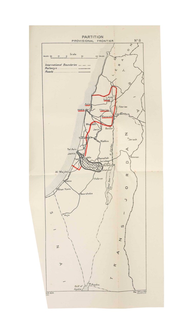 PALESTINE -- Palestine. Partition Commission Report. [Cmd. 5854 ...