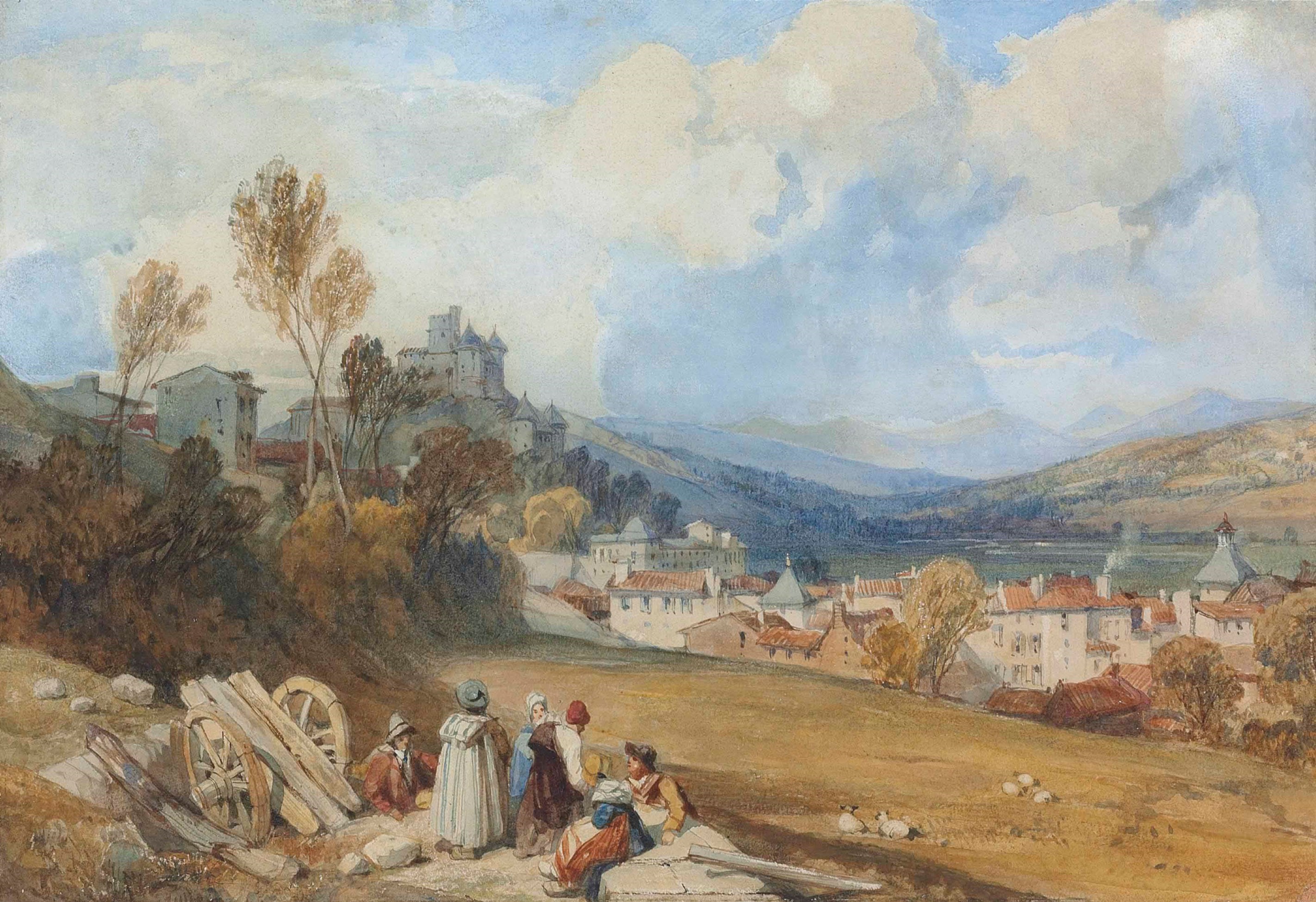 James Duffield Harding, O.W.S. (Deptford 1797-1863 Barnes), View in the ...