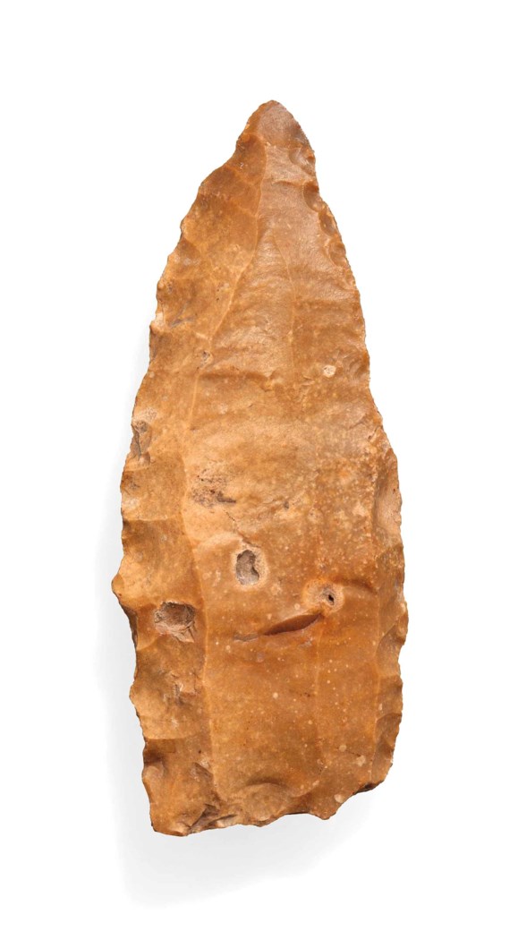 A NEOLITHIC FLINT CORE, LE GRAND-PRESSIGNY, CIRCA 8000 BCE | Christie's