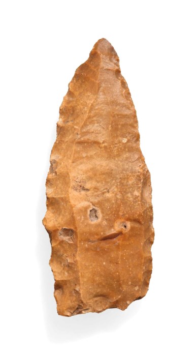 A NEOLITHIC FLINT CORE, LE GRAND-PRESSIGNY, CIRCA 8000 BCE | Christie's