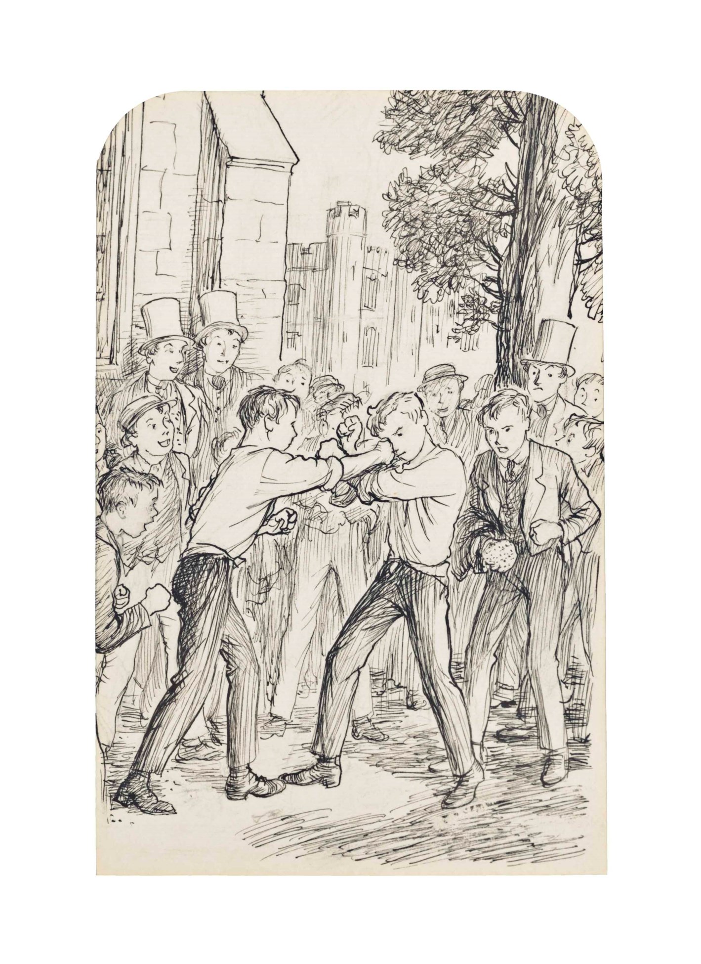 Ernest Howard Shepard (1879-1976), Eight original illustrations for the ...