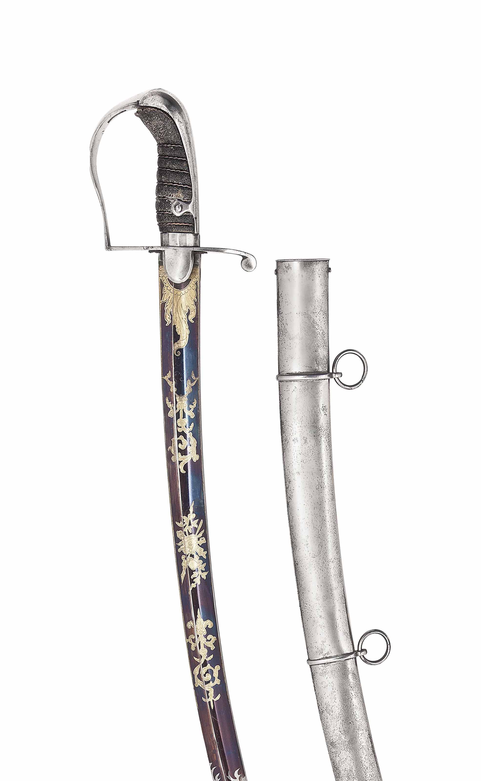 A FINE BRITISH OFFICER’S LIGHT CAVALRY SABRE OF 1796 PATTERN TYPE ...