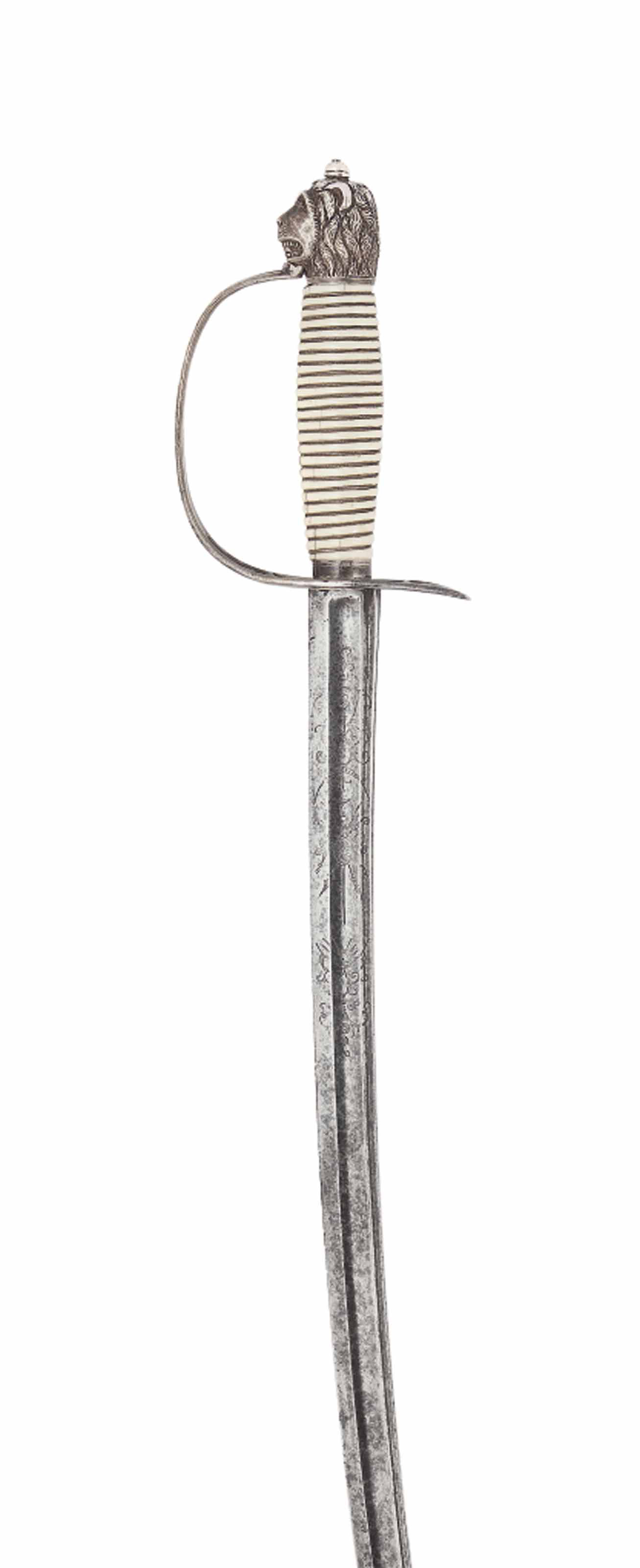 A SILVER-HILTED OFFICER’S SWORD