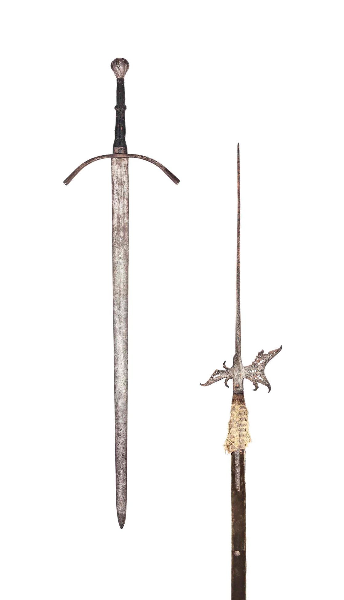 A COMPOSITE GERMAN BROADSWORD, MID-16TH CENTURY AND LATER | Christie's