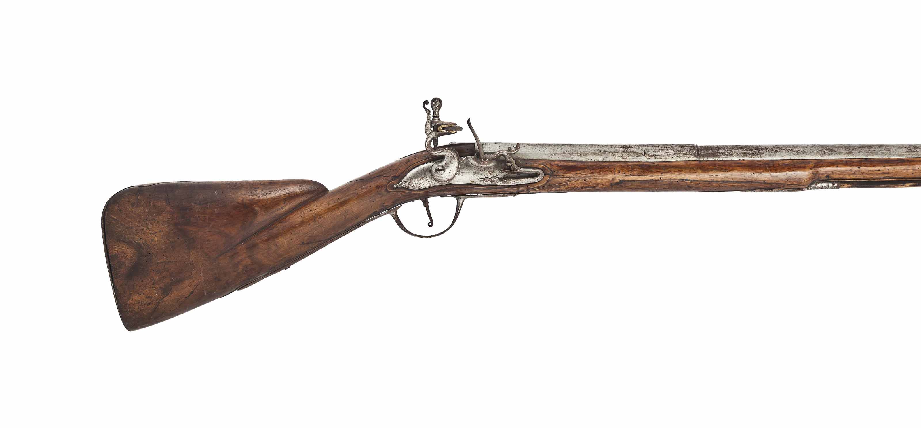 A GERMAN 10-BORE FLINTLOCK MILITARY MUSKET , LATE 17TH / EARLY 18TH ...