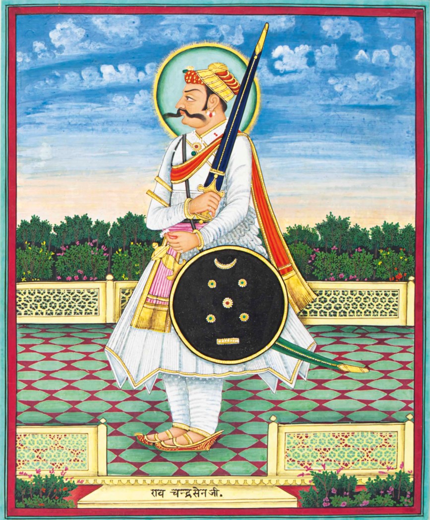 A PORTRAIT OF RAV CHANDRA SEN , RAJASTHAN, NORTH INDIA, LATE 19TH ...