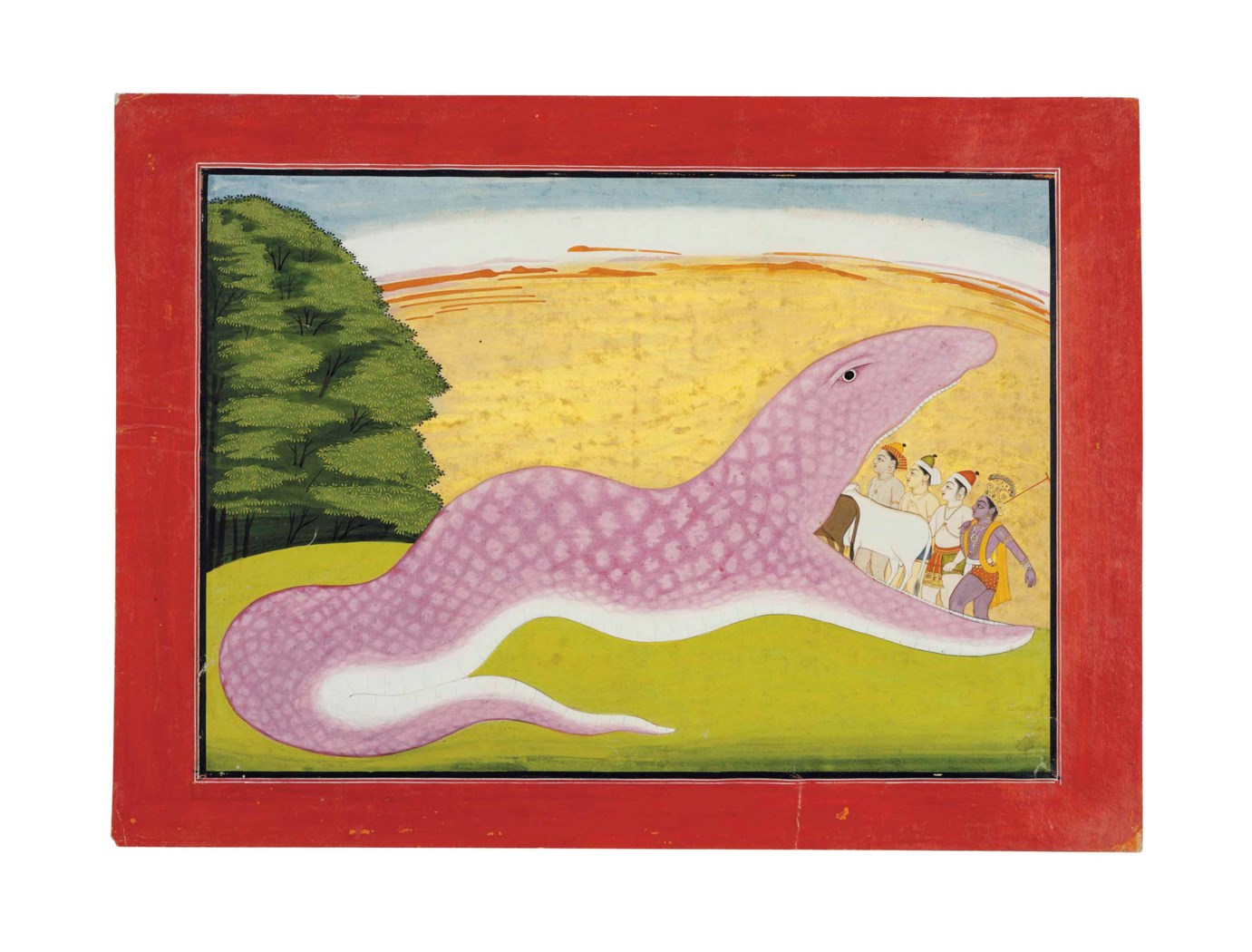 AN ILLUSTRATION TO THE BHAGAVATA PURANA: THE SNAKE DEMON UGRASURA ...