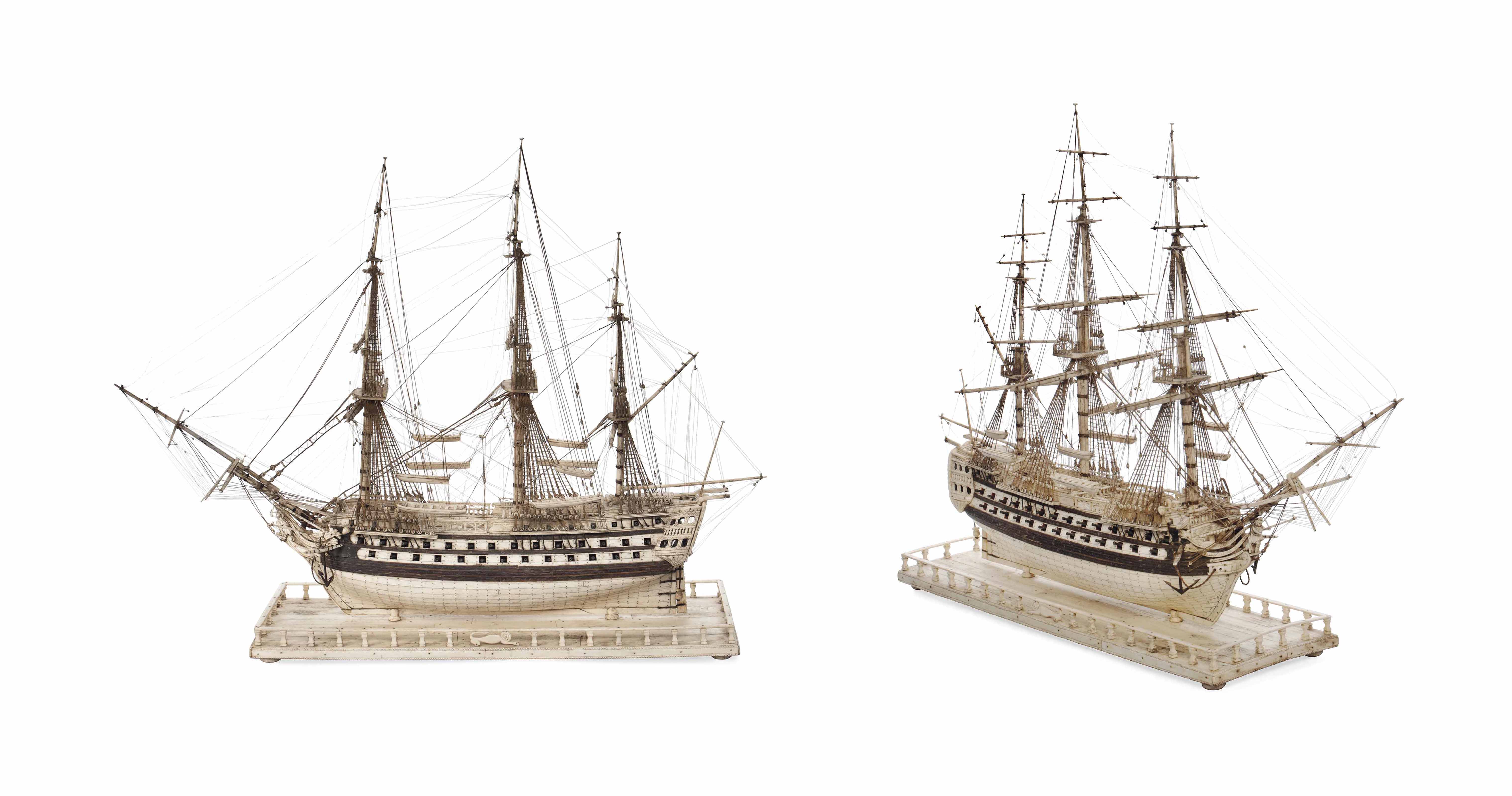 Man O War Ship Model