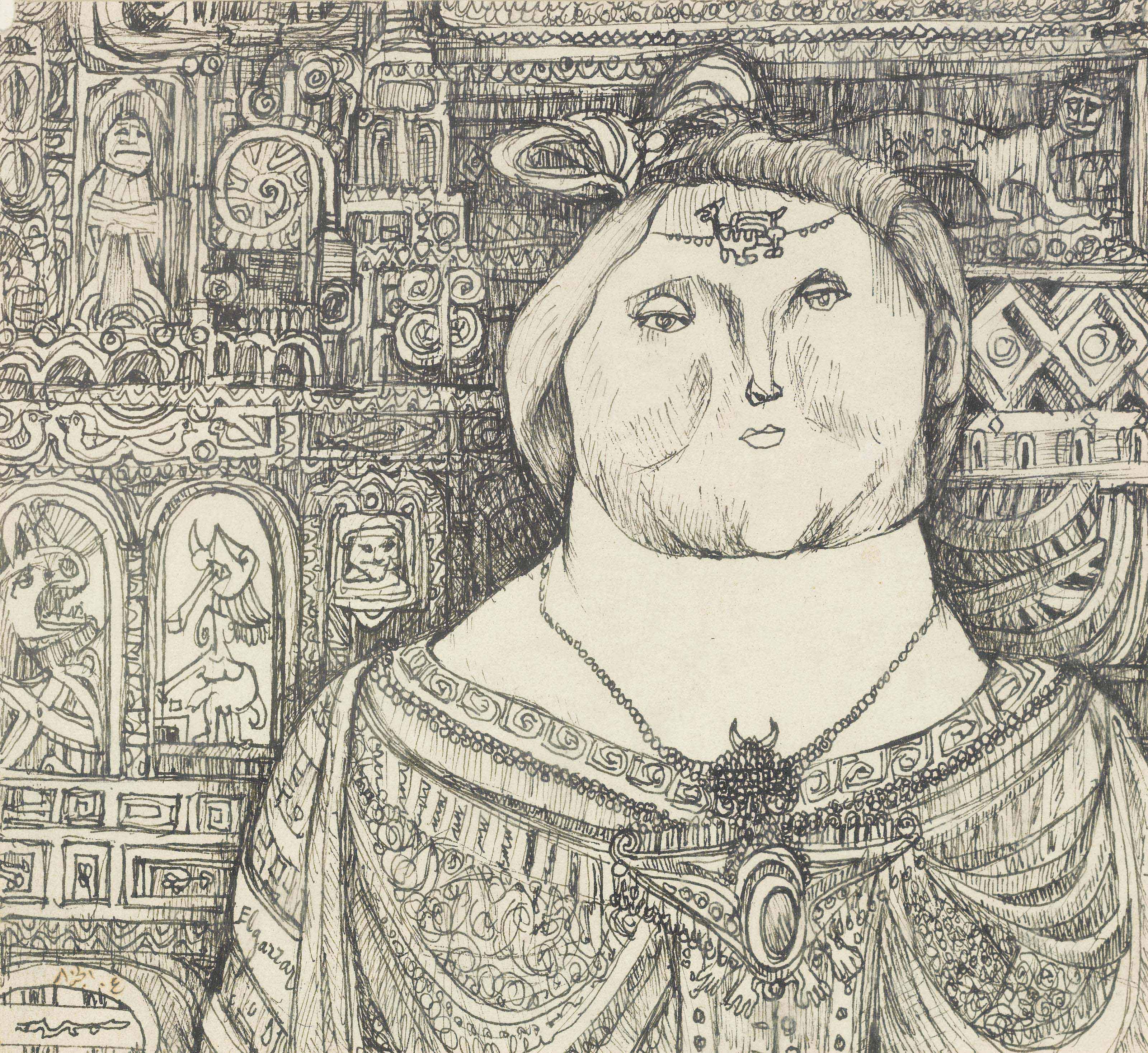 Abdul Hadi El-Gazzar (Egyptian, 1925-1965), Ceremonial Dress | Christie’s