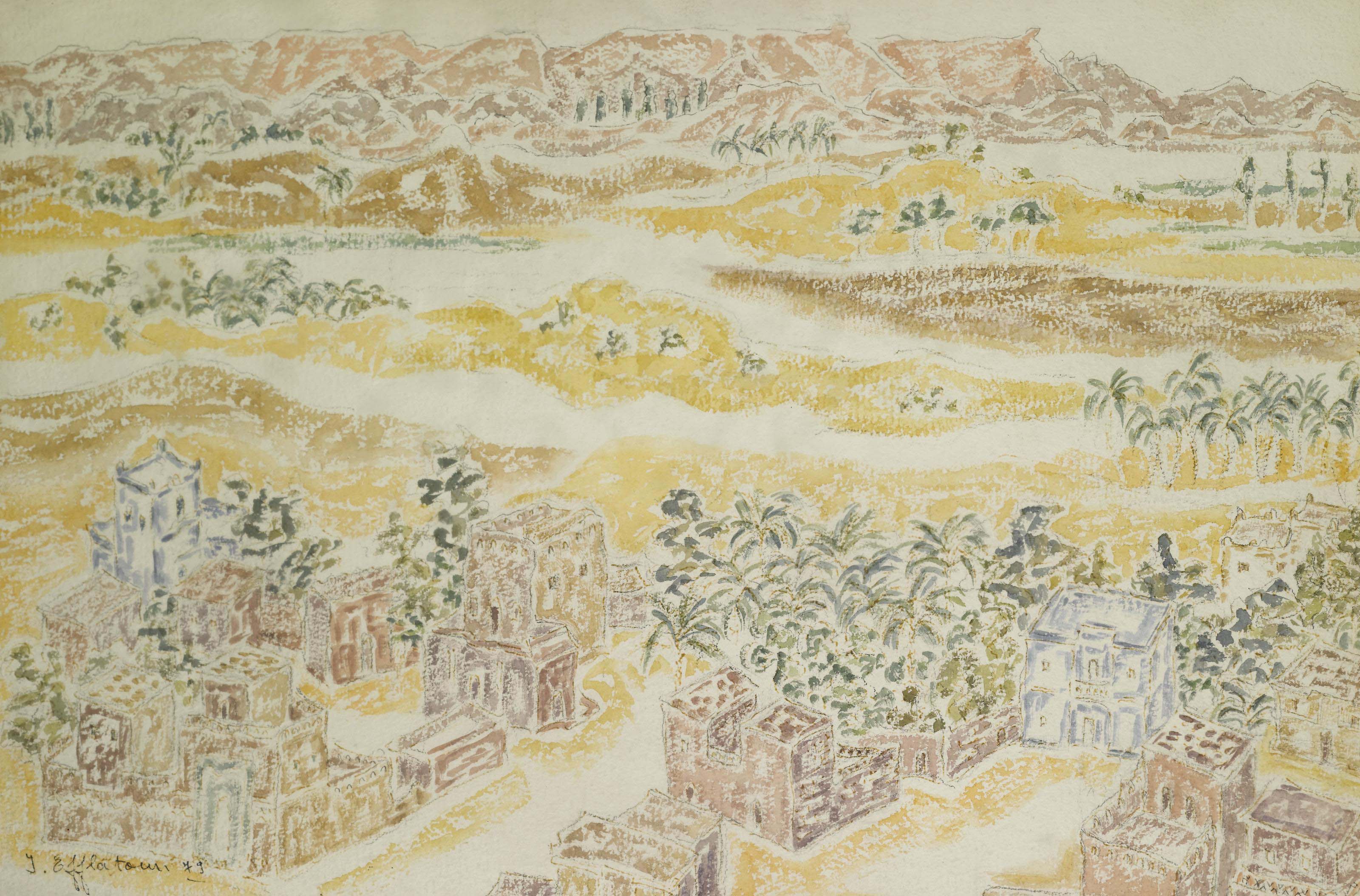 Inji Efflatoun (Egyptian, 1924-1989), Untitled | Christie’s