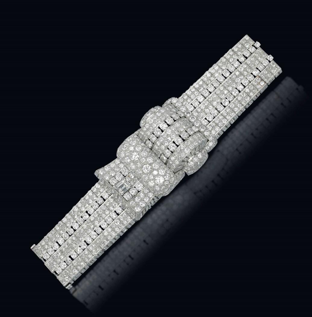 A RARE DIAMOND 'BELT' BRACELET, BY VAN CLEEF & ARPELS | Christie's