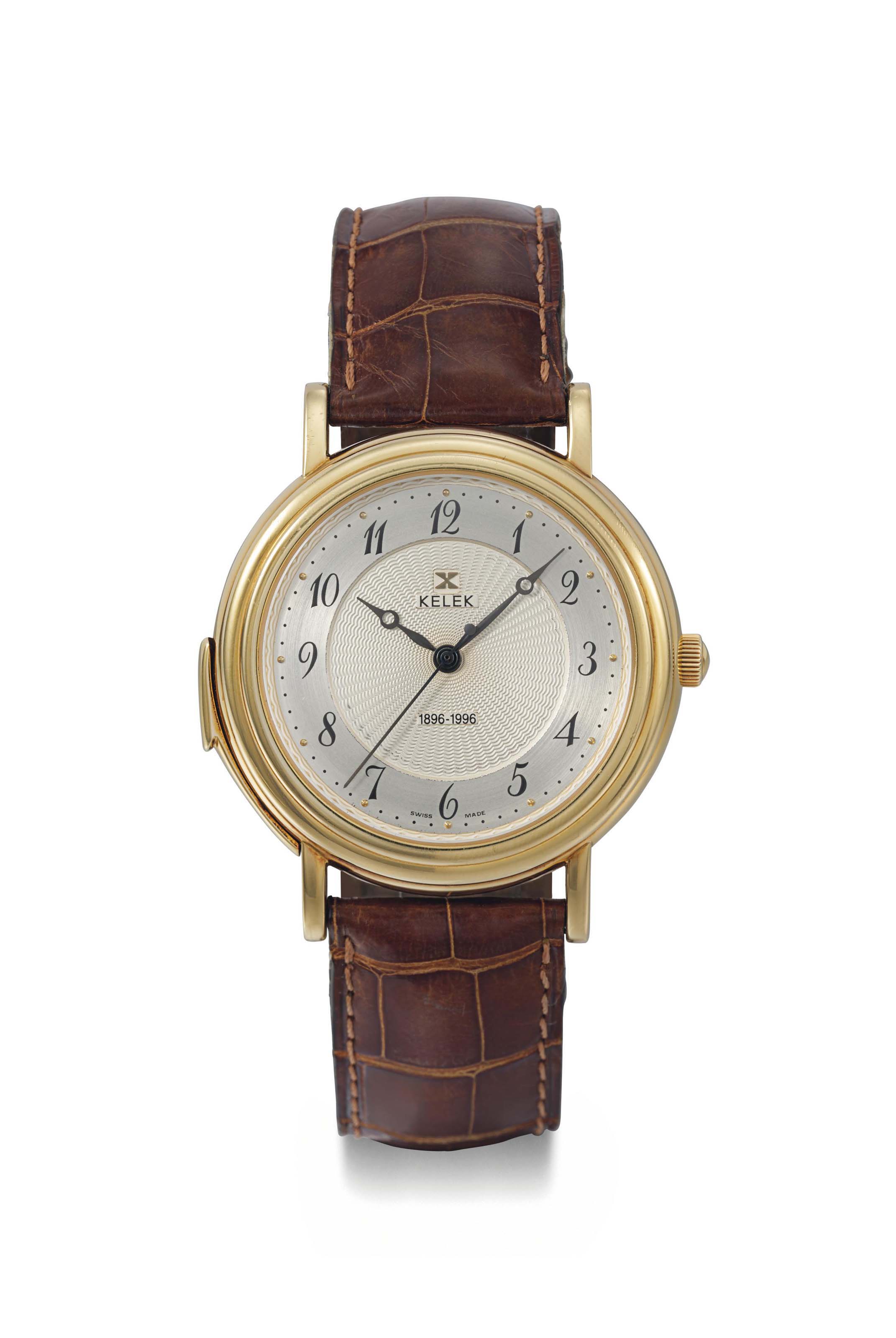 Kelek. A fine 18K gold limited edition automatic hour and quarter ...