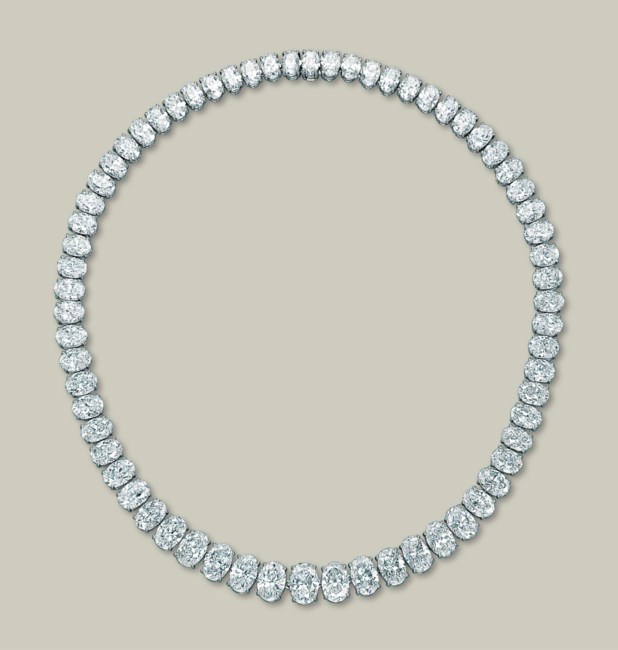 A DIAMOND RIVIÈRE NECKLACE | Christie's