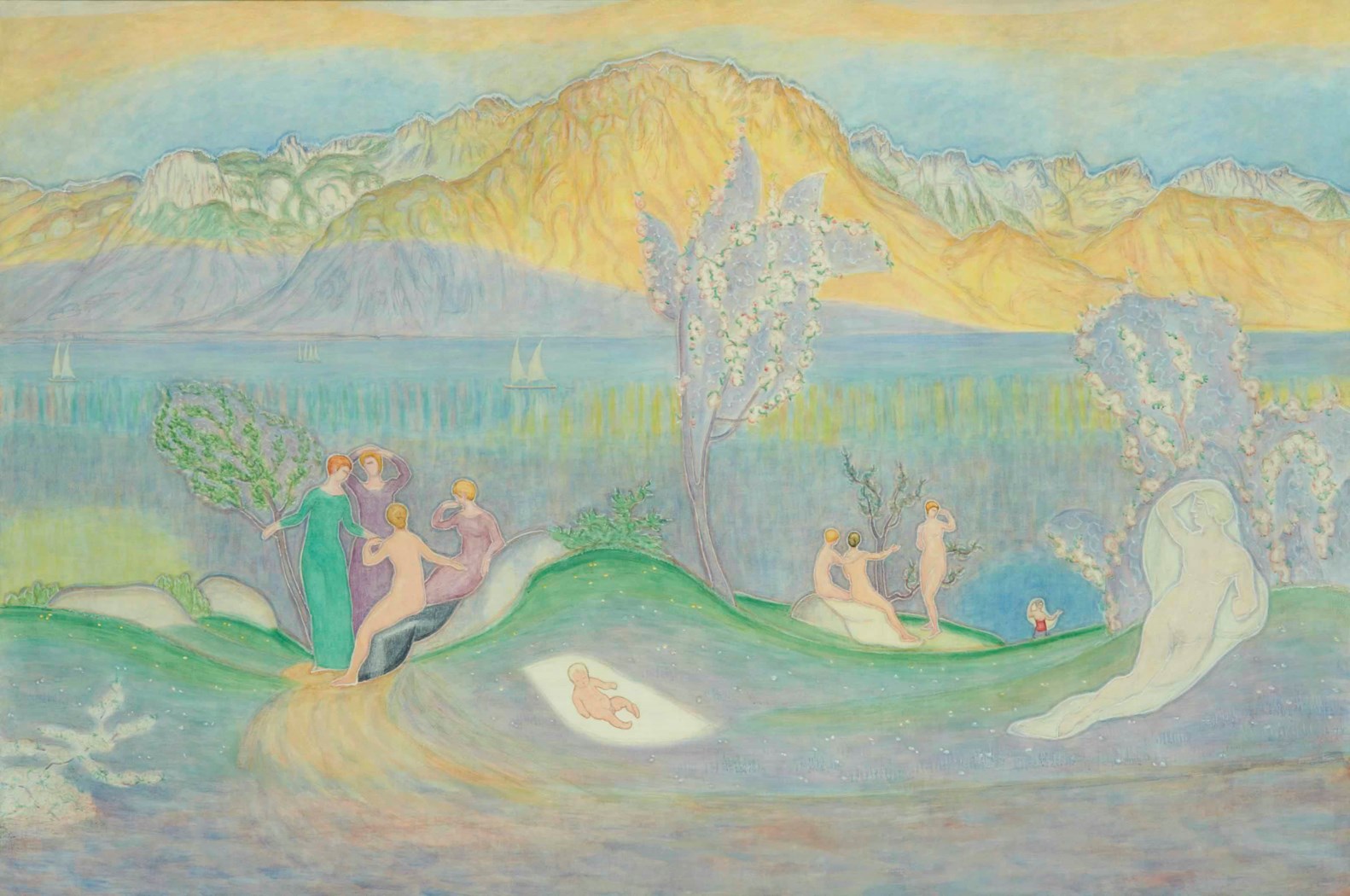 ALEXANDRE PERRIER (1862-1936) , La naissance du poète, 1909 | Christie's