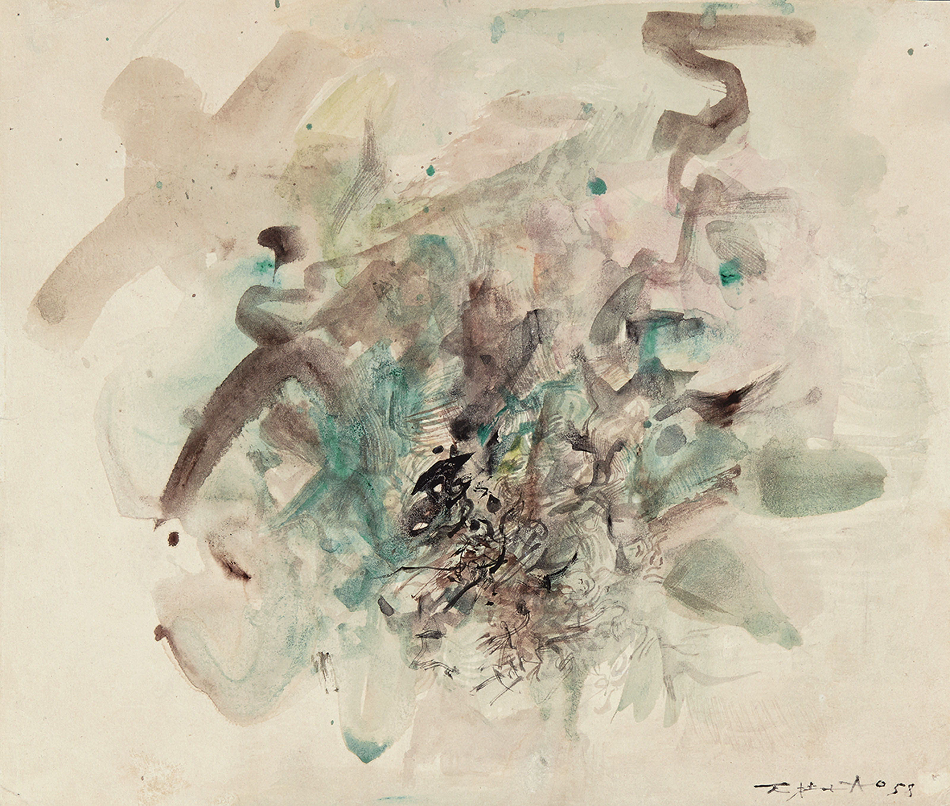 Zao Wou-Ki (1920-2013) , Untitled | Christie's