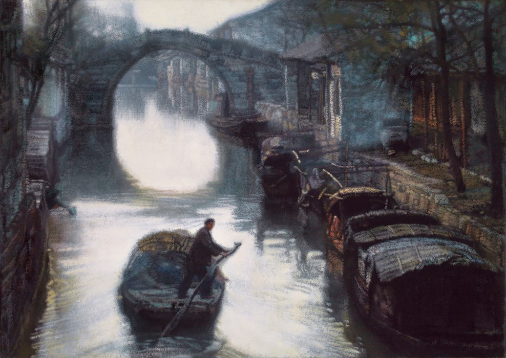 陳逸飛, 水鄉系列 (蘇州) | Christie's