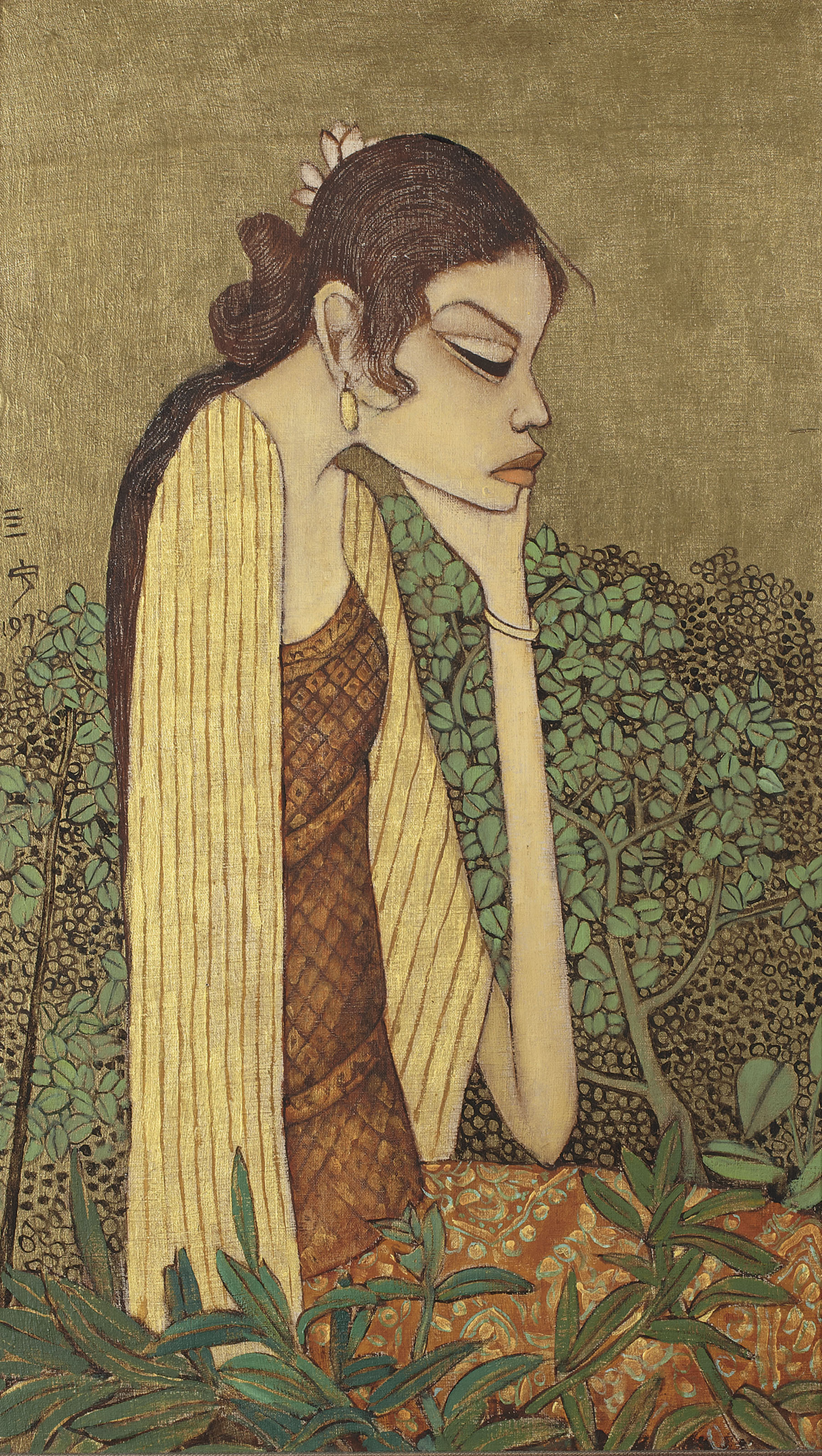 CHEONG SOO PIENG (Singaporean, 1917-1983) , Thinking | Christie's