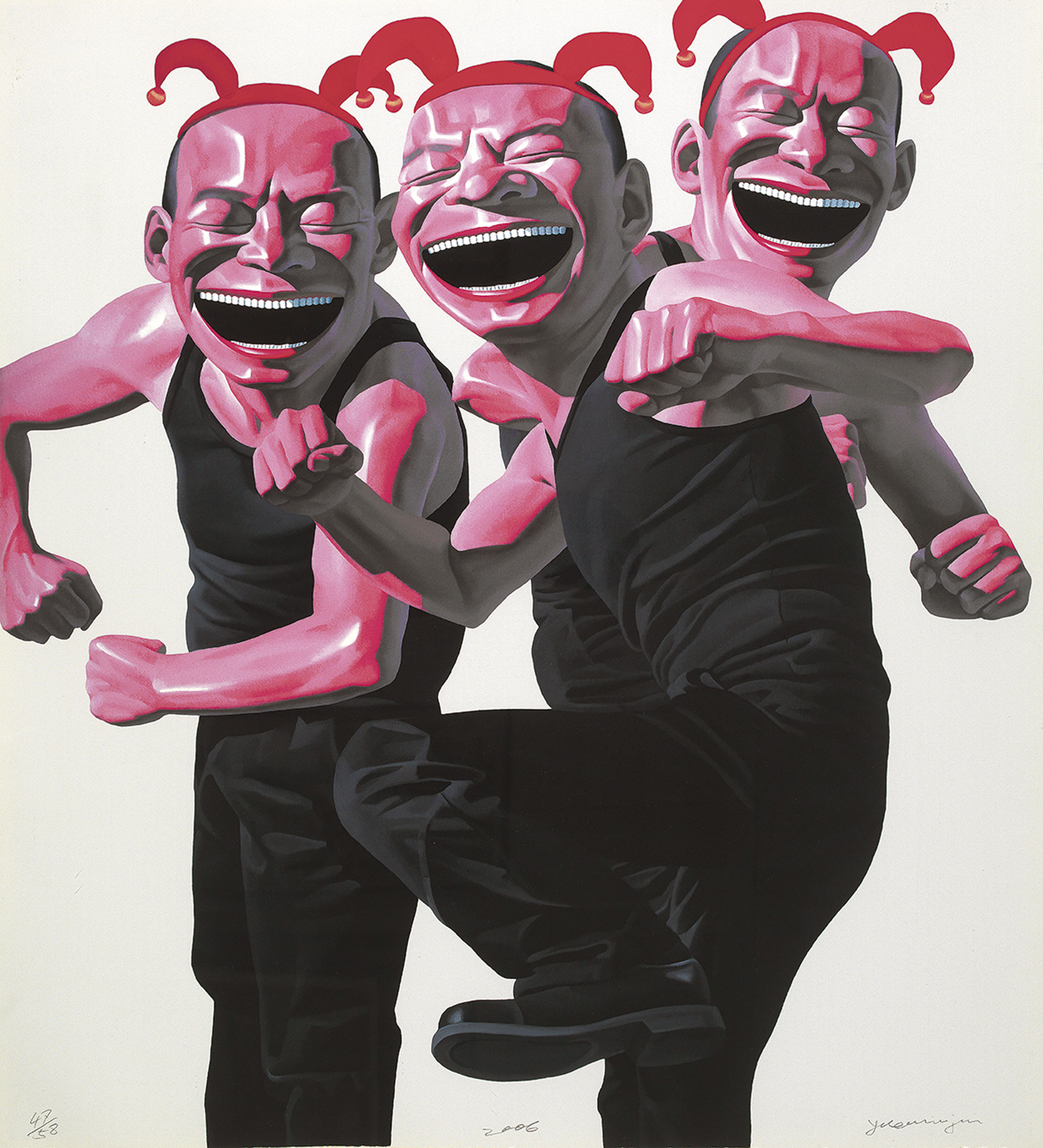 Yue Minjun (b. 1962)