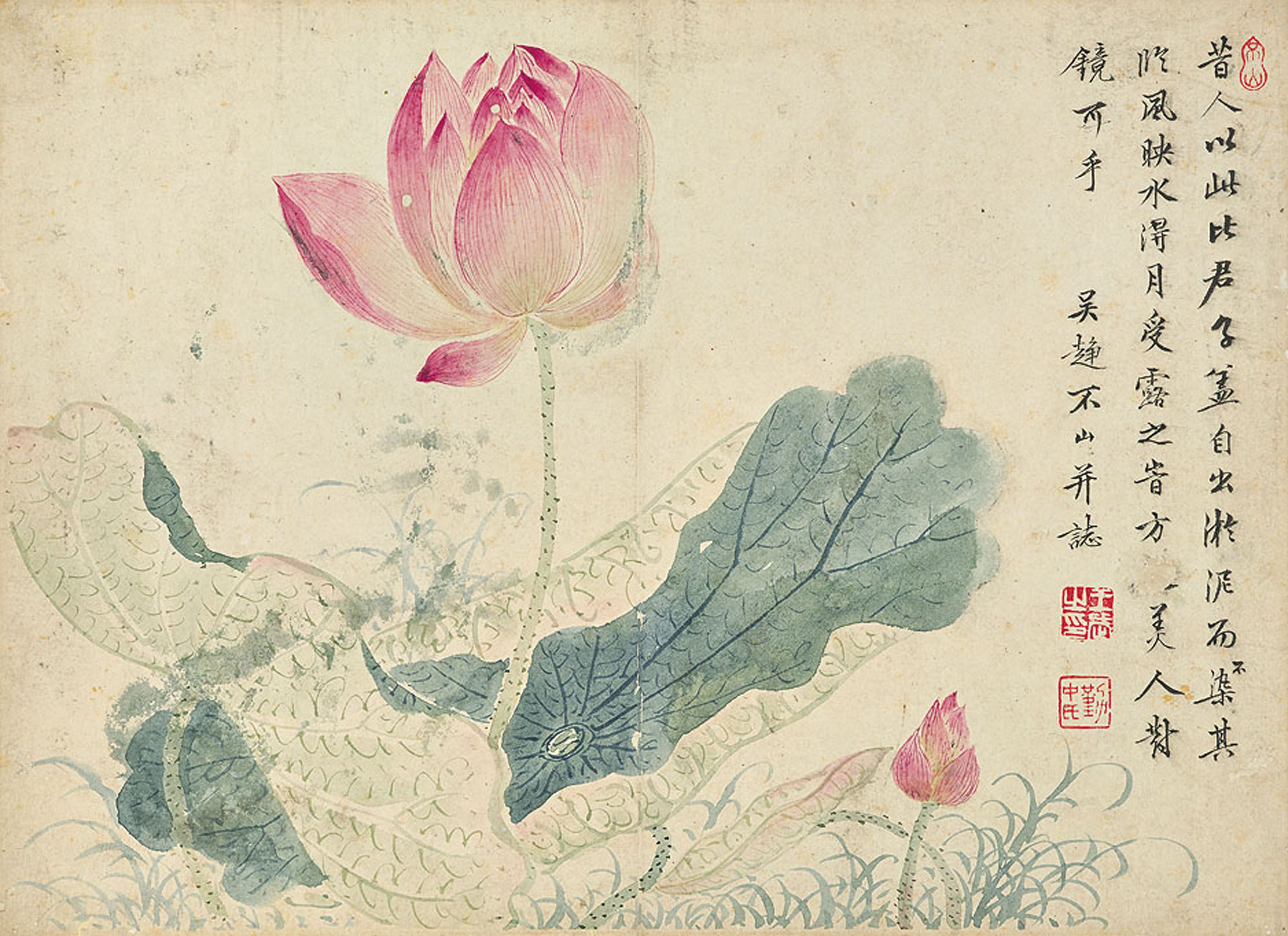 WANG WU (1632-1690) , Flowers, Rock, Birds and Insects | Christie's