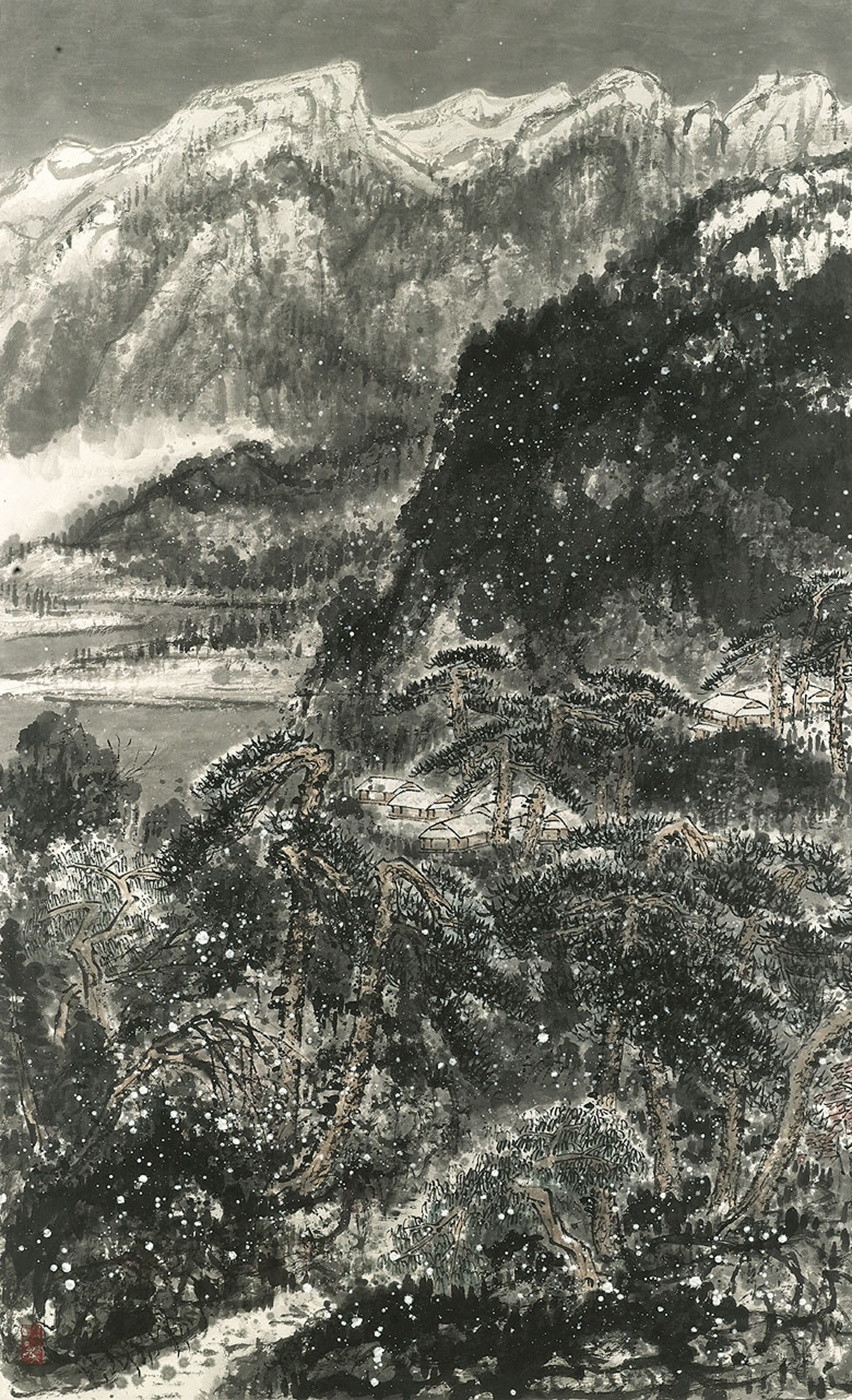 CUI RUZHUO (BORN 1944) , Snowy Mountains | Christie's