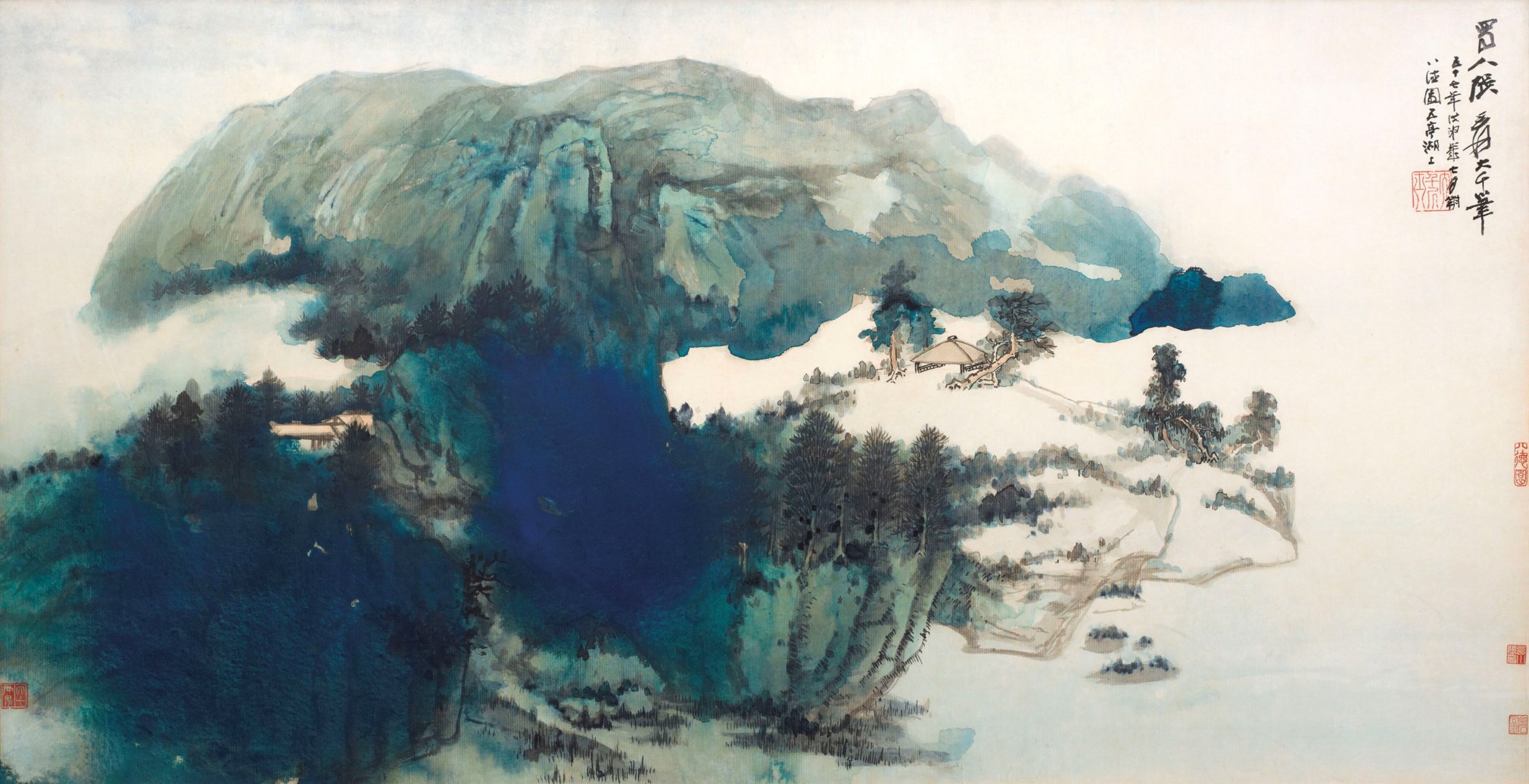 ZHANG DAQIAN (1899-1983) , Garden of Eight Virtues in Pomo Style ...