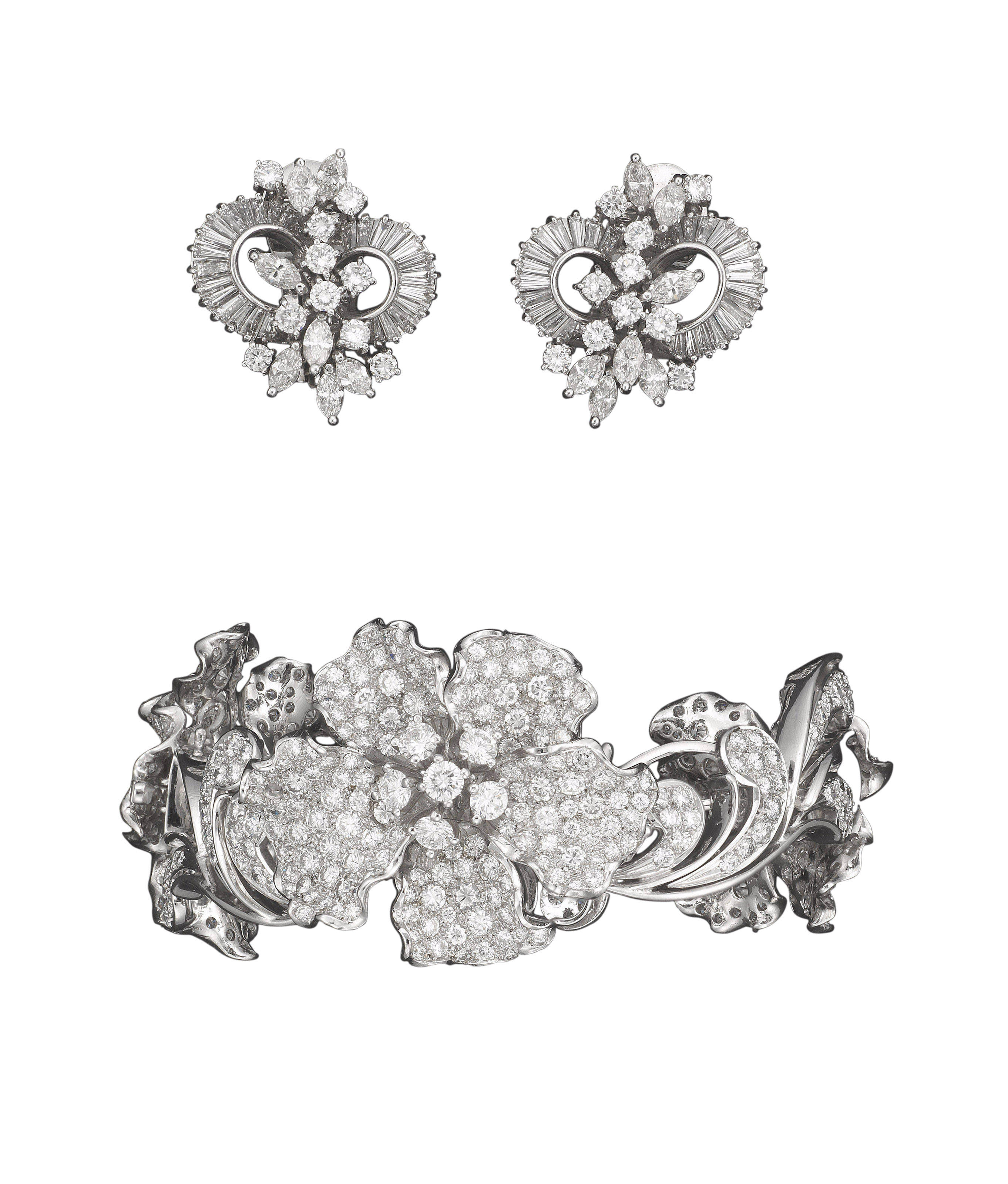A SET OF DIAMOND JEWELLERY, | Christie’s