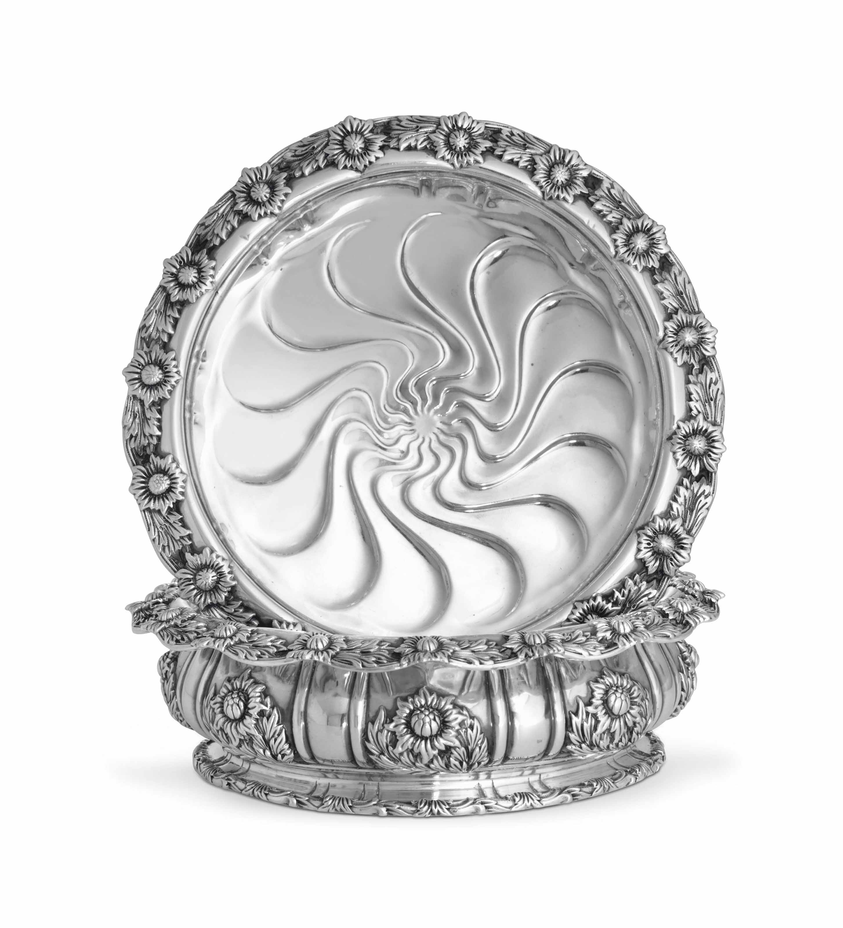 AN AMERICAN SILVER PUNCH BOWL , MARK OF TIFFANY & CO., NEW YORK, 1875 ...