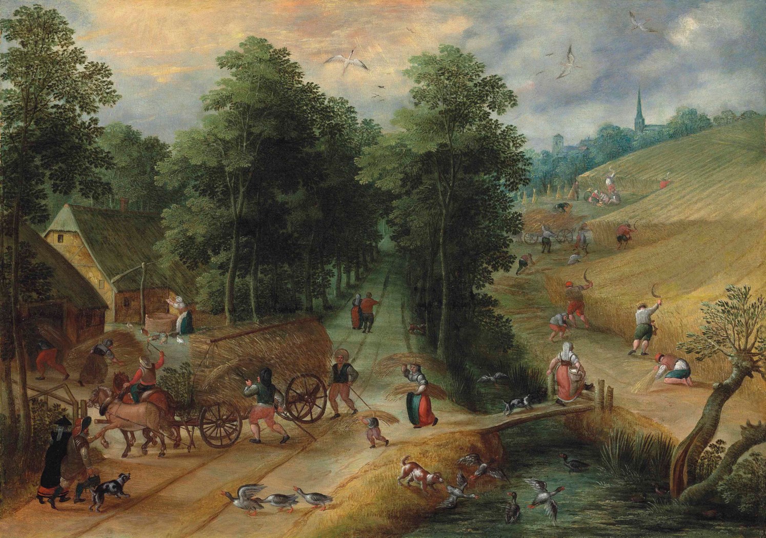 Jacob Grimmer (Antwerp 1525/6-before 1590) , Summer | Christie's