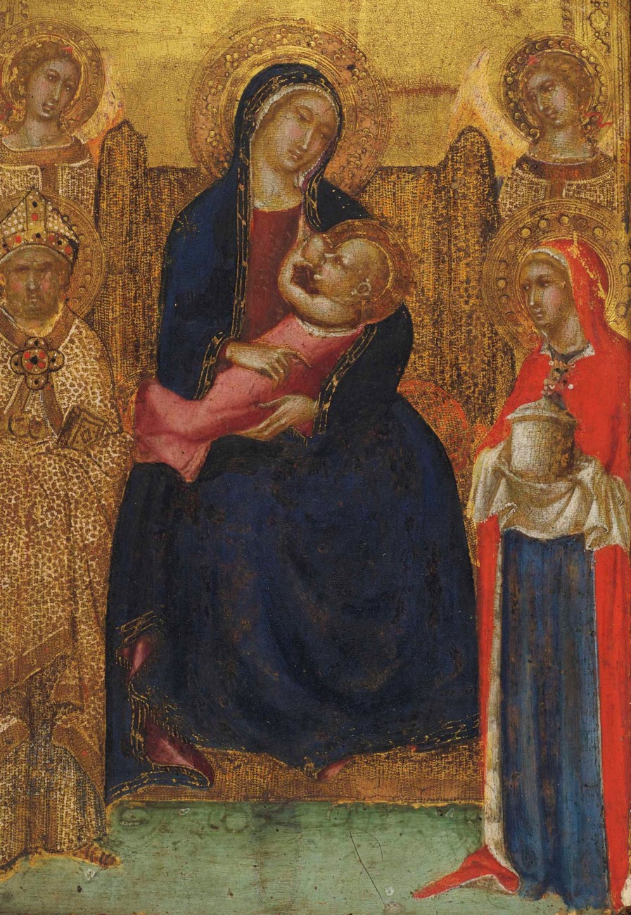 Lippo Vanni (active Siena, circa 1340-1375) , The Madonna and Child ...