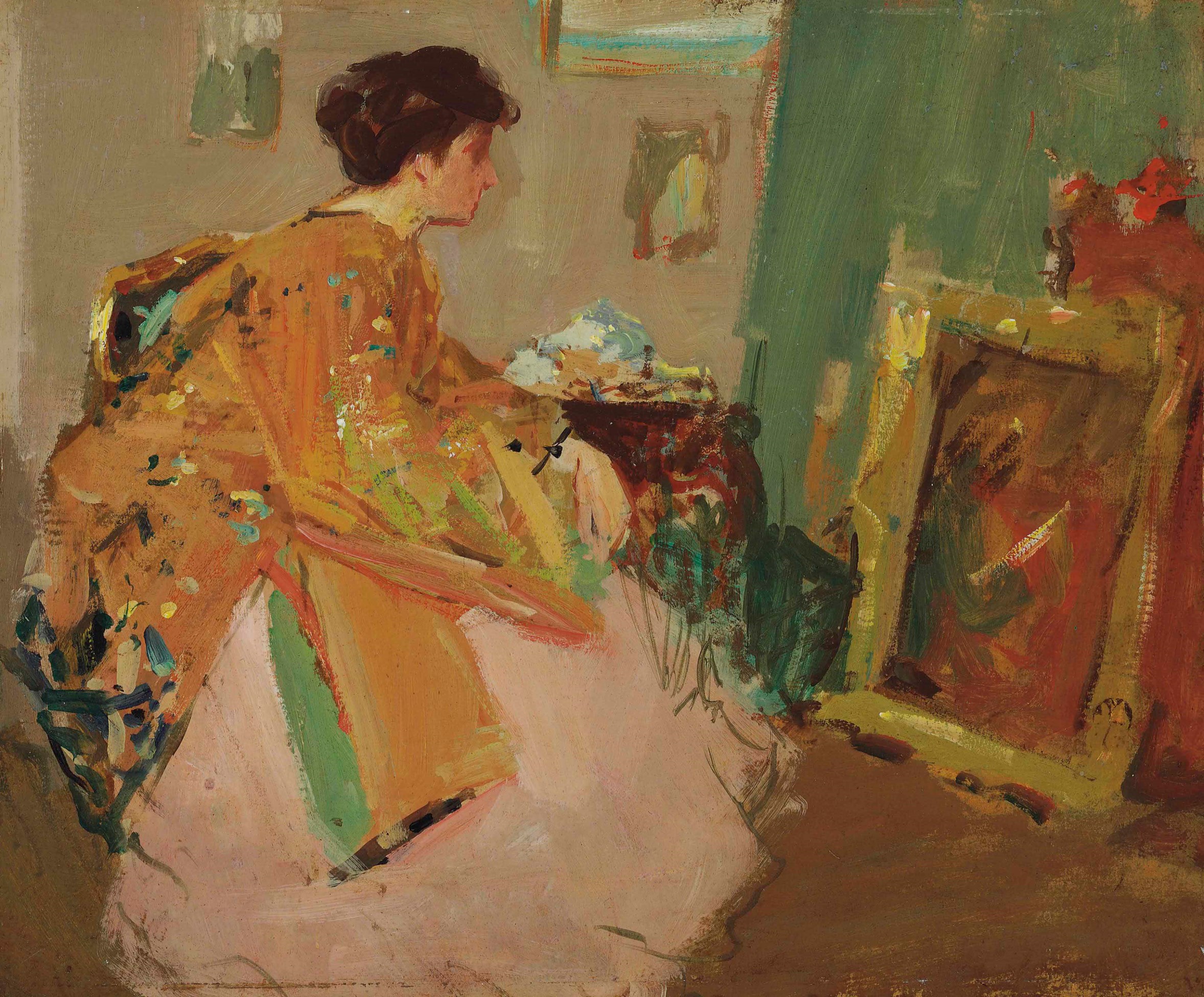 Richard Edward Miller (1875-1943) , An Artistic Reverie | Christie's