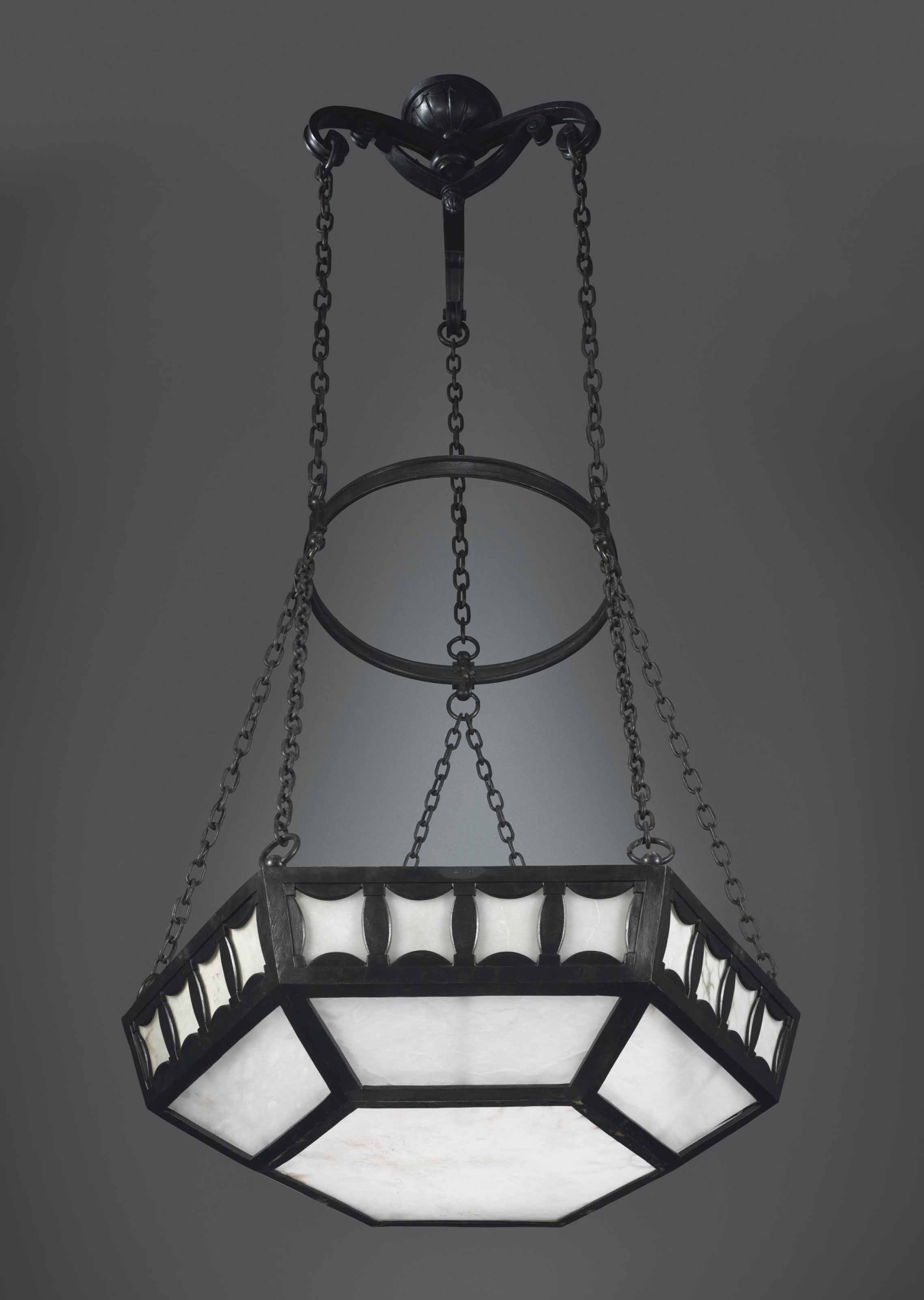 LOUIS SUE (1875-1968) & ANDRE MARE (1885-1932) , A CHANDELIER, 1923 ...