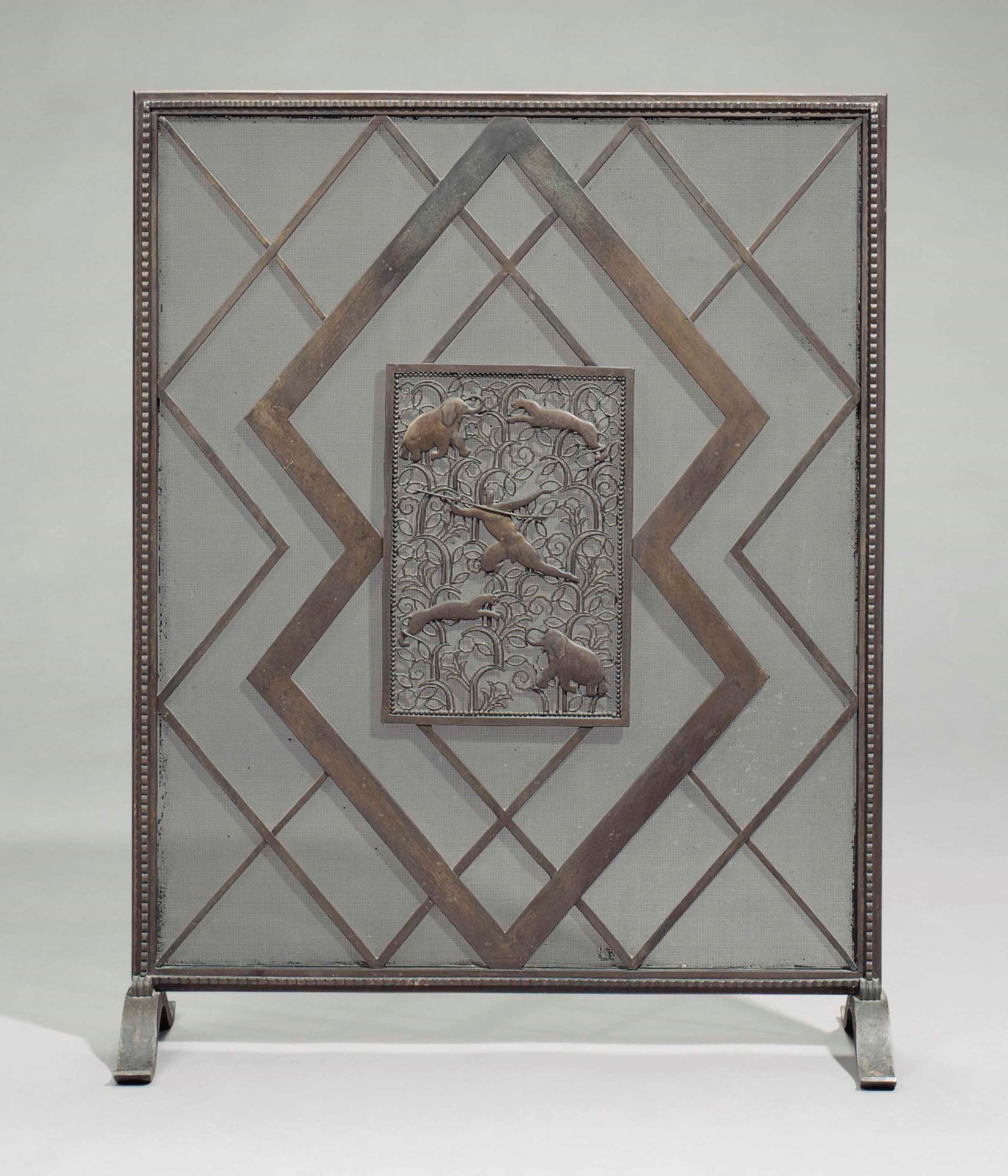 EDGAR BRANDT (1880-1960) , A FIRESCREEN, CIRCA 1927-29 | Christie's