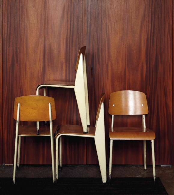 JEAN PROUVE (1901-1984) , FOUR 'STANDARD' CHAIRS, CIRCA 1950 | Christie's