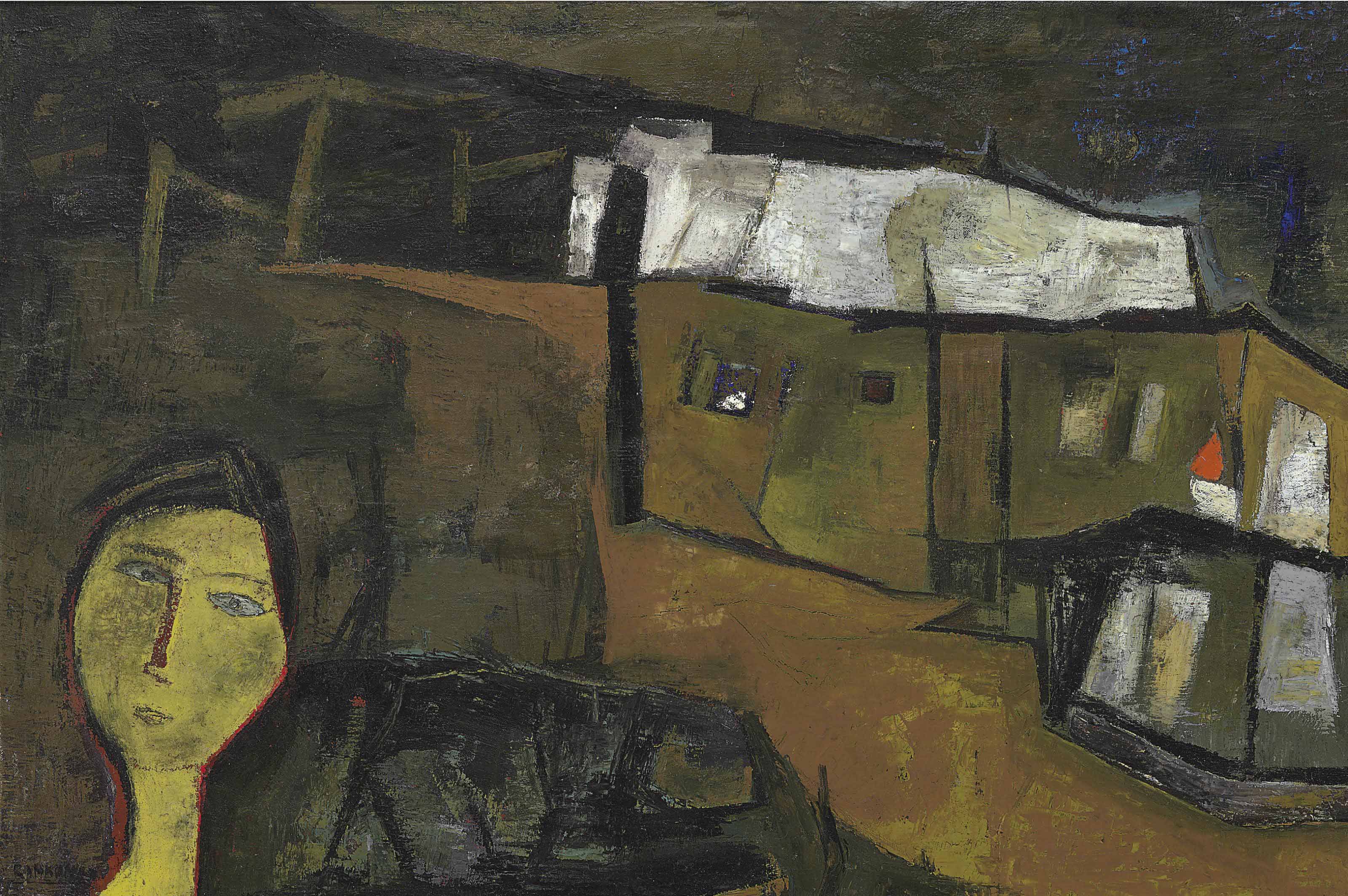 RAM KUMAR (B. 1924) , Composition | Christie's