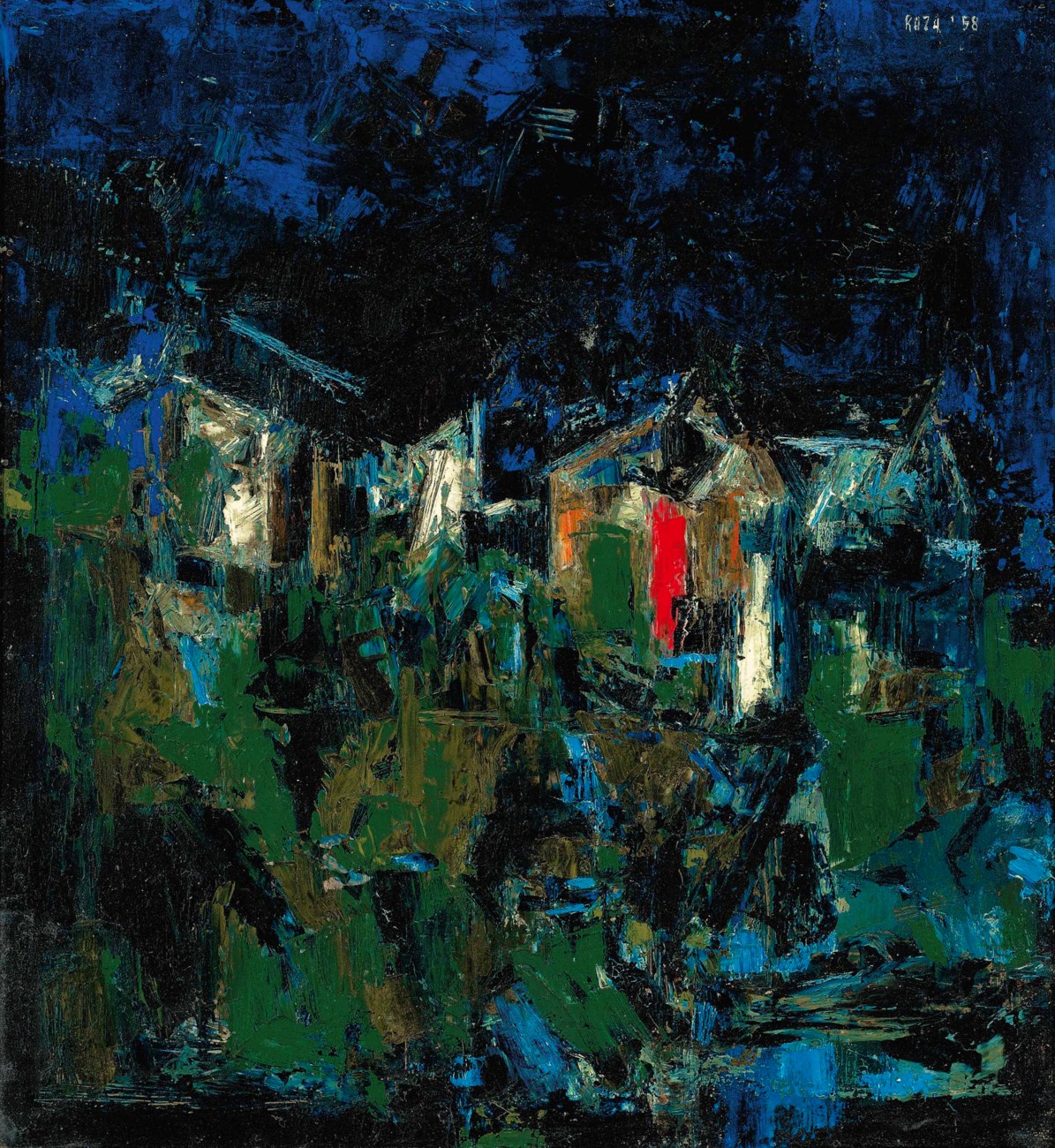 SYED HAIDER RAZA (B. 1922) , Untitled (Paysage) | Christie's