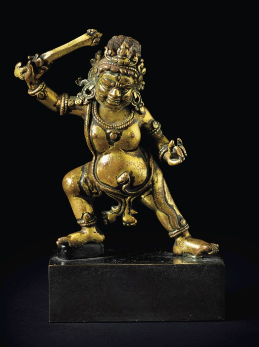 A gilt bronze figure of Achala , TIBET, 16TH/17TH CENTURY | Christie's