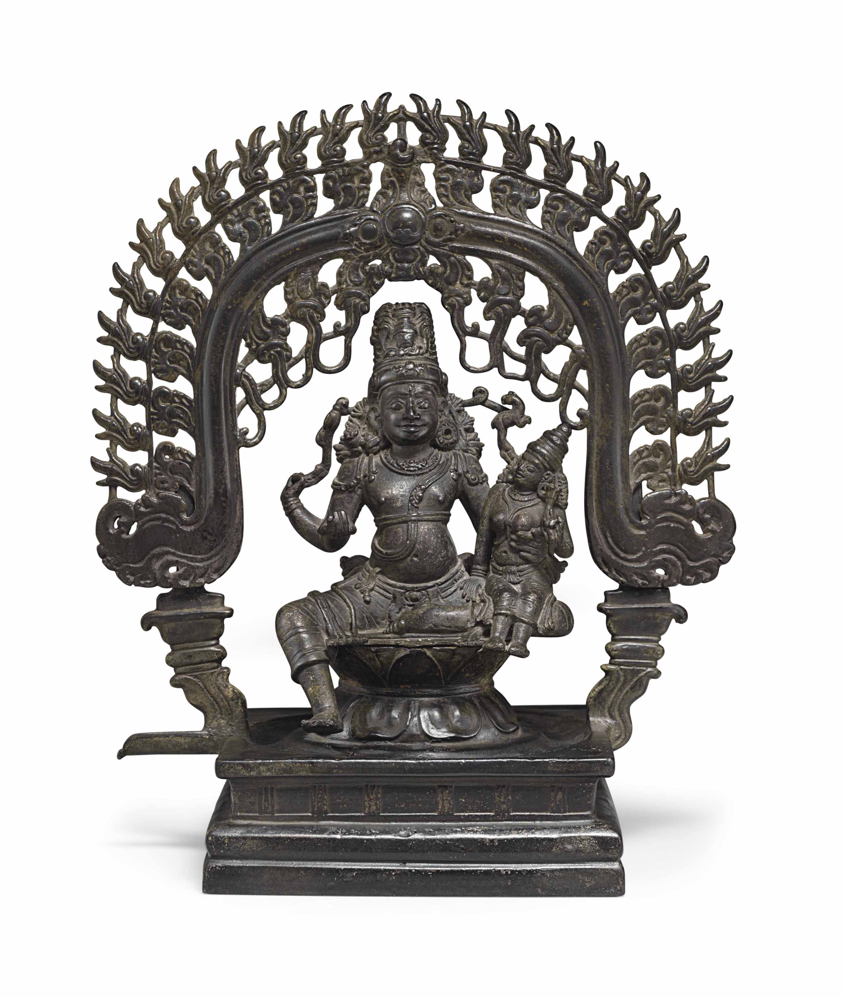 A bronze figure of Shiva Nataraja , SOUTH INDIA, VIJAYANAGARA PERIOD ...