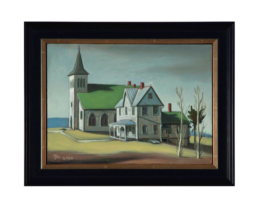 Roger Norman Medearis (AMERICAN, 1920-2001) , Country Church and ...