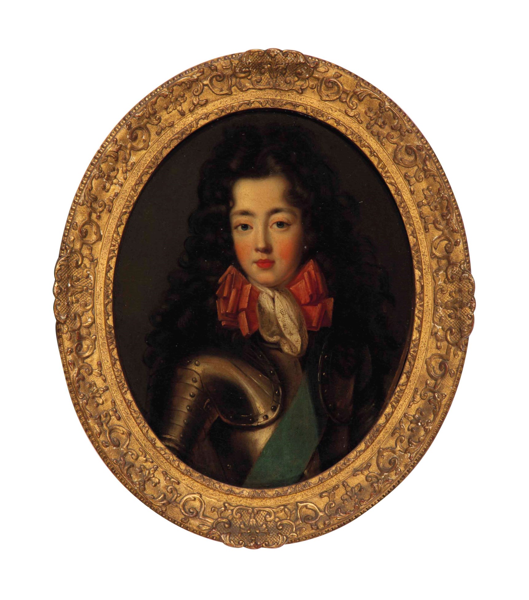 Follower Pierre Mignard , Portrait of a young man, bust length, in ...