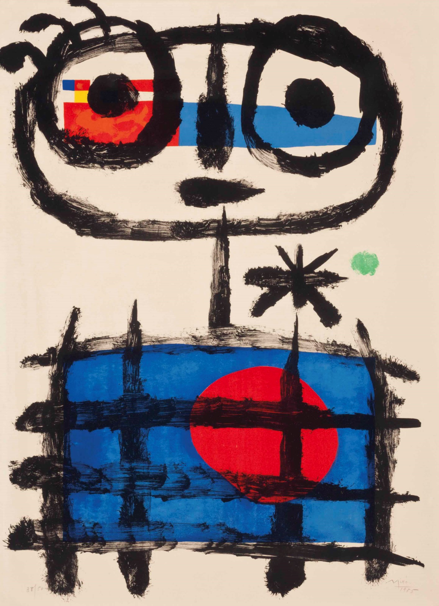 JOAN MIRO , Sun Eater (Mourlot 218) | Christie's