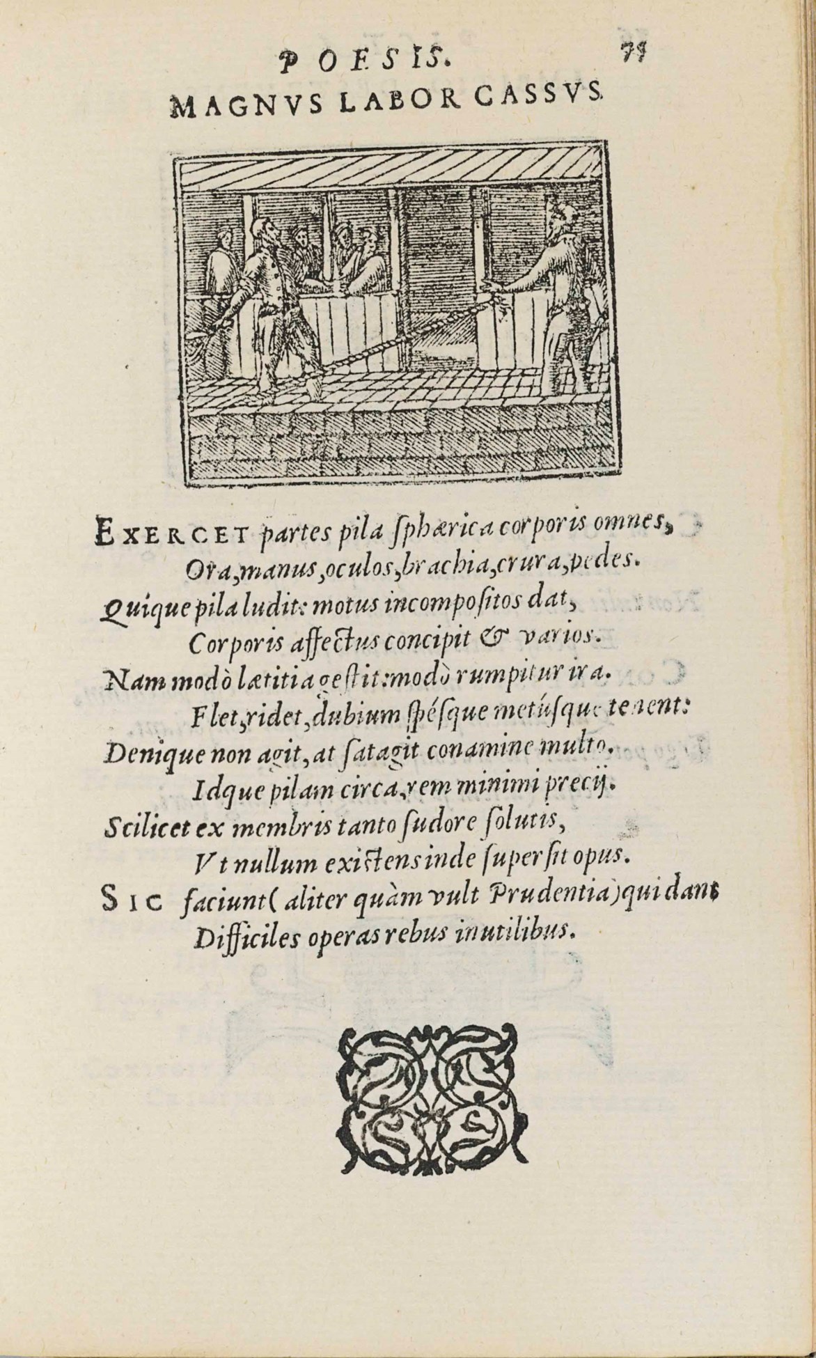 [ANEAU, Barthélémy (c. 1500-1565)]. Picta Poesis. Ut picture poesis ...