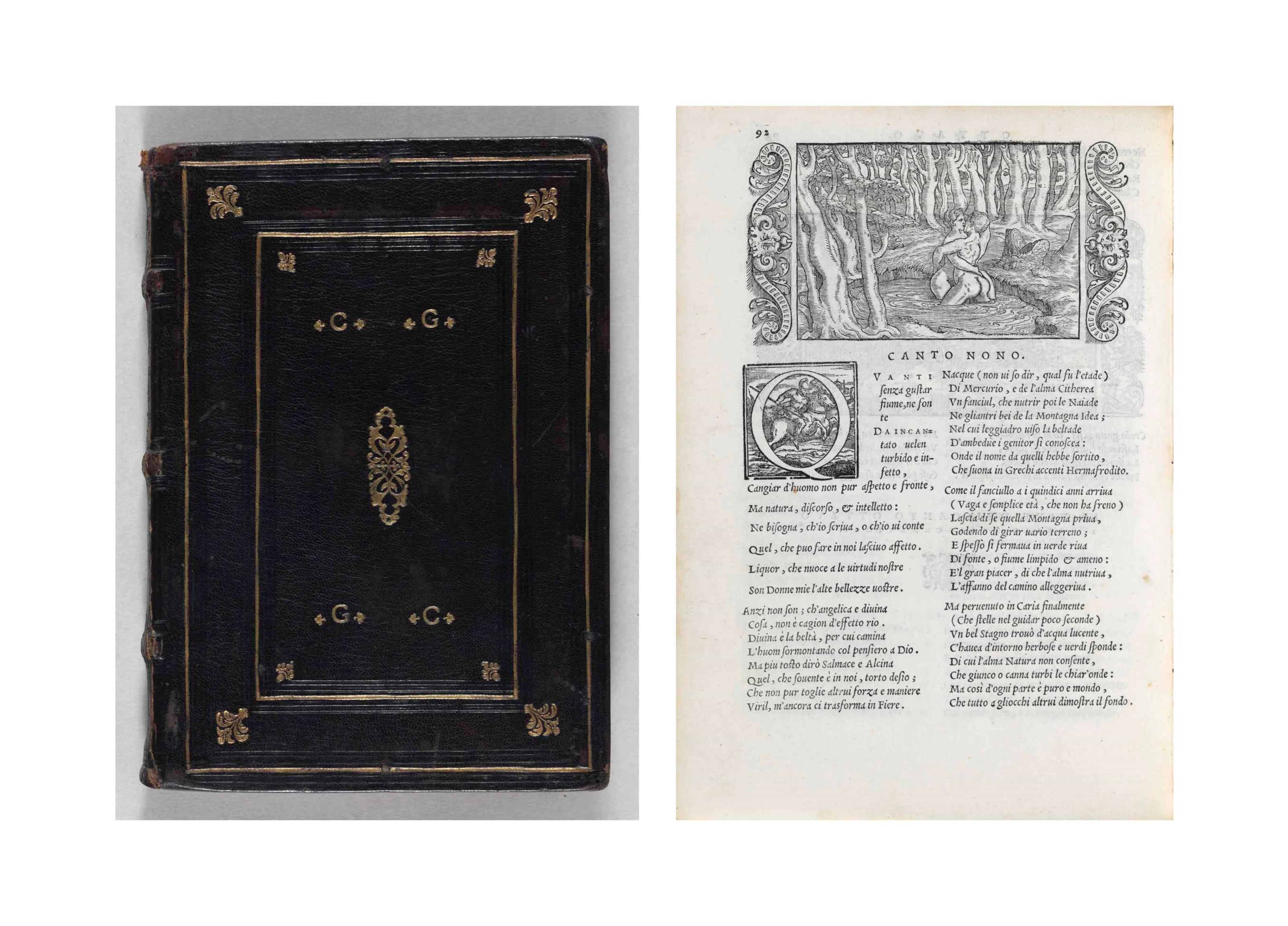 [OVIDIUS NASO, Publius. Metamorphoses, in Italian.] Le trasformationi ...