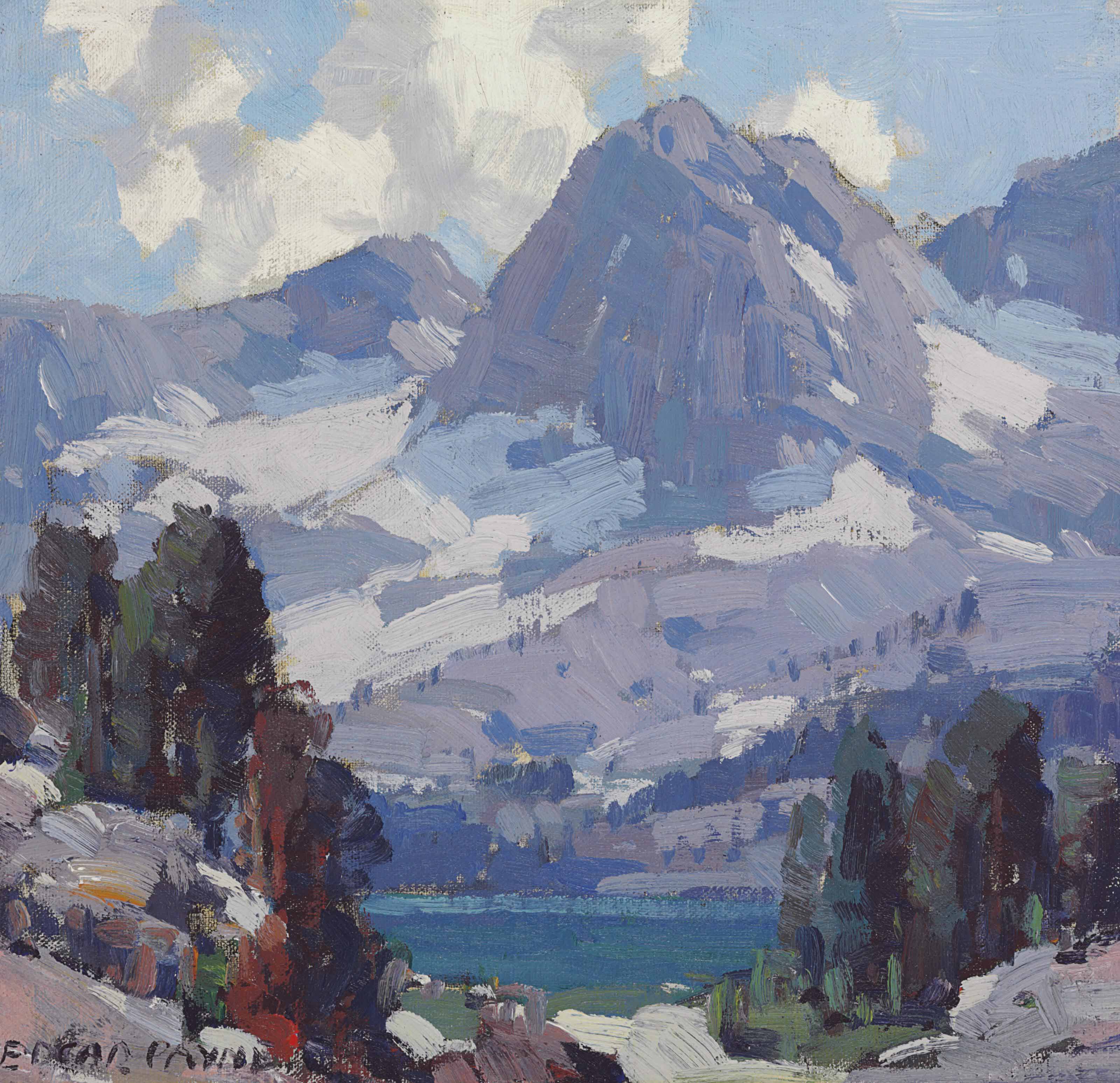Edgar Alwin Payne (1883-1947) , High Sierra, Mountain Scene | Christie's