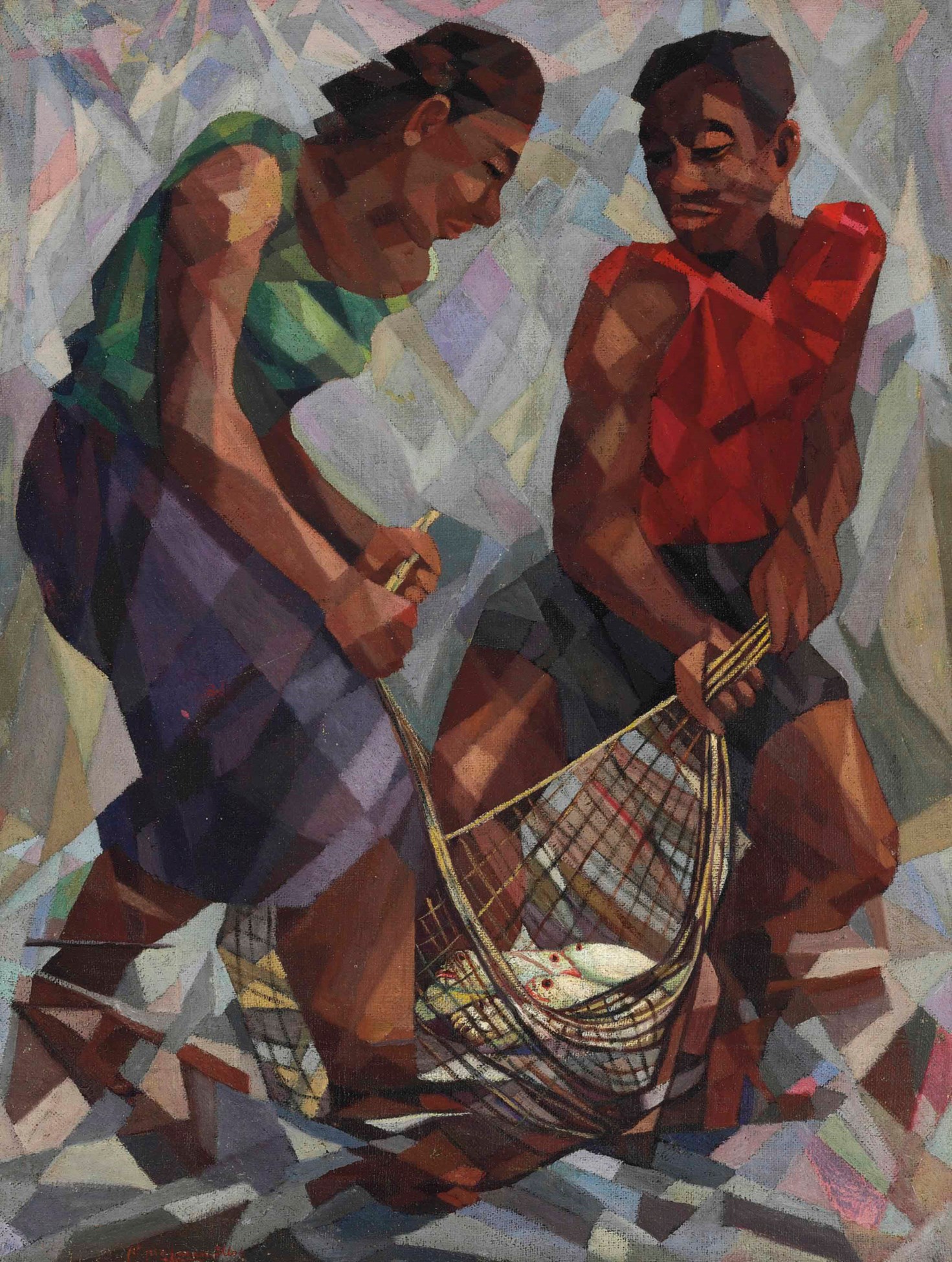Alipio Jaramillo (Colombian 1913-1999) , Untitled (Fishermen) | Christie's