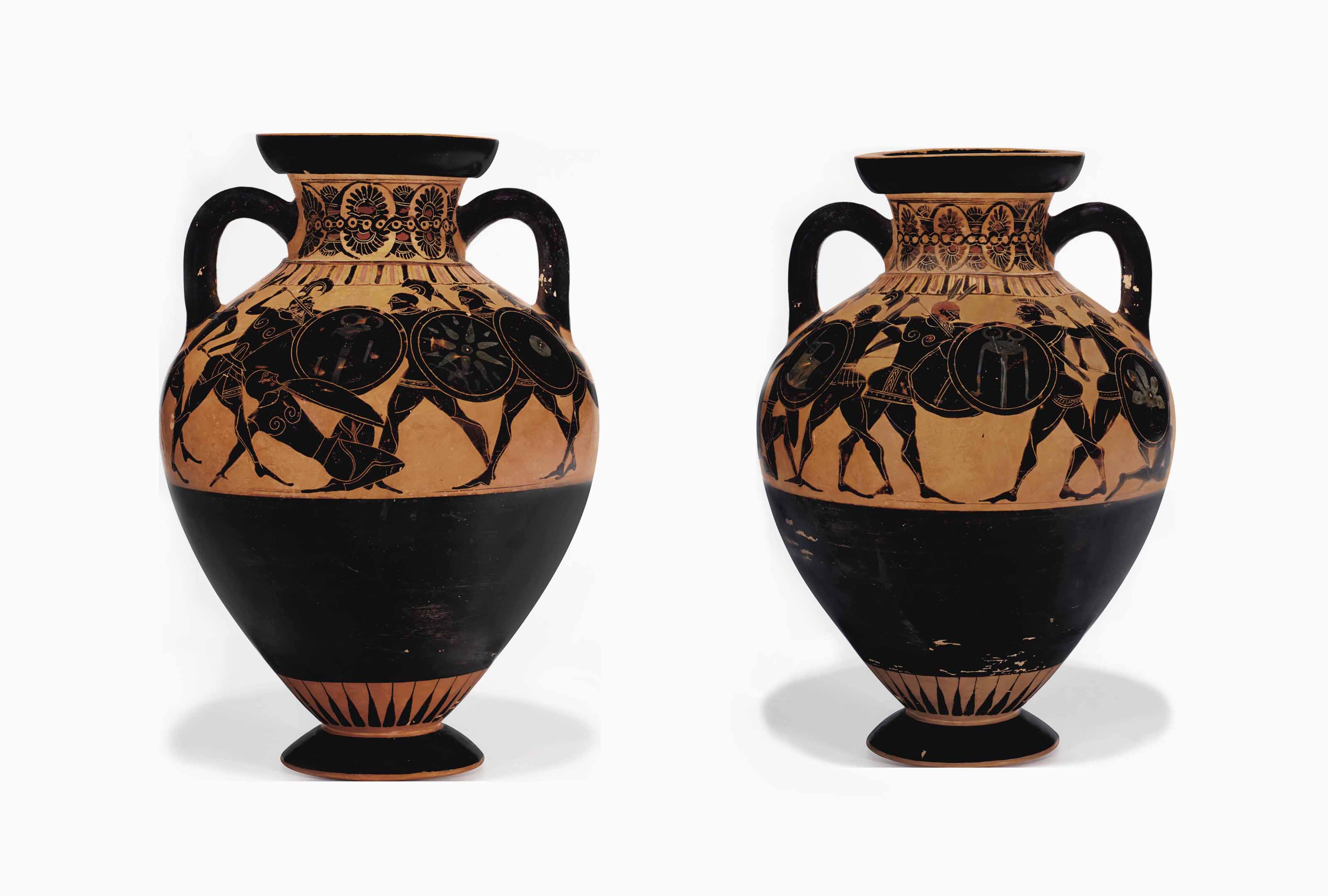 AN ATTIC BLACK-FIGURED NECK-AMPHORA OF PANATHENAIC SHAPE