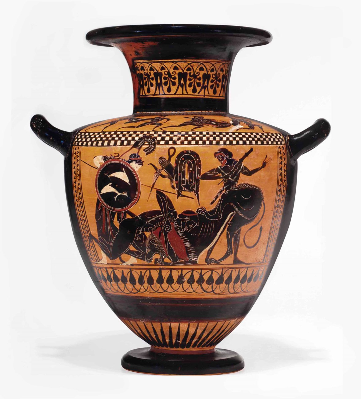 AN ATTIC BLACK-FIGURED HYDRIA